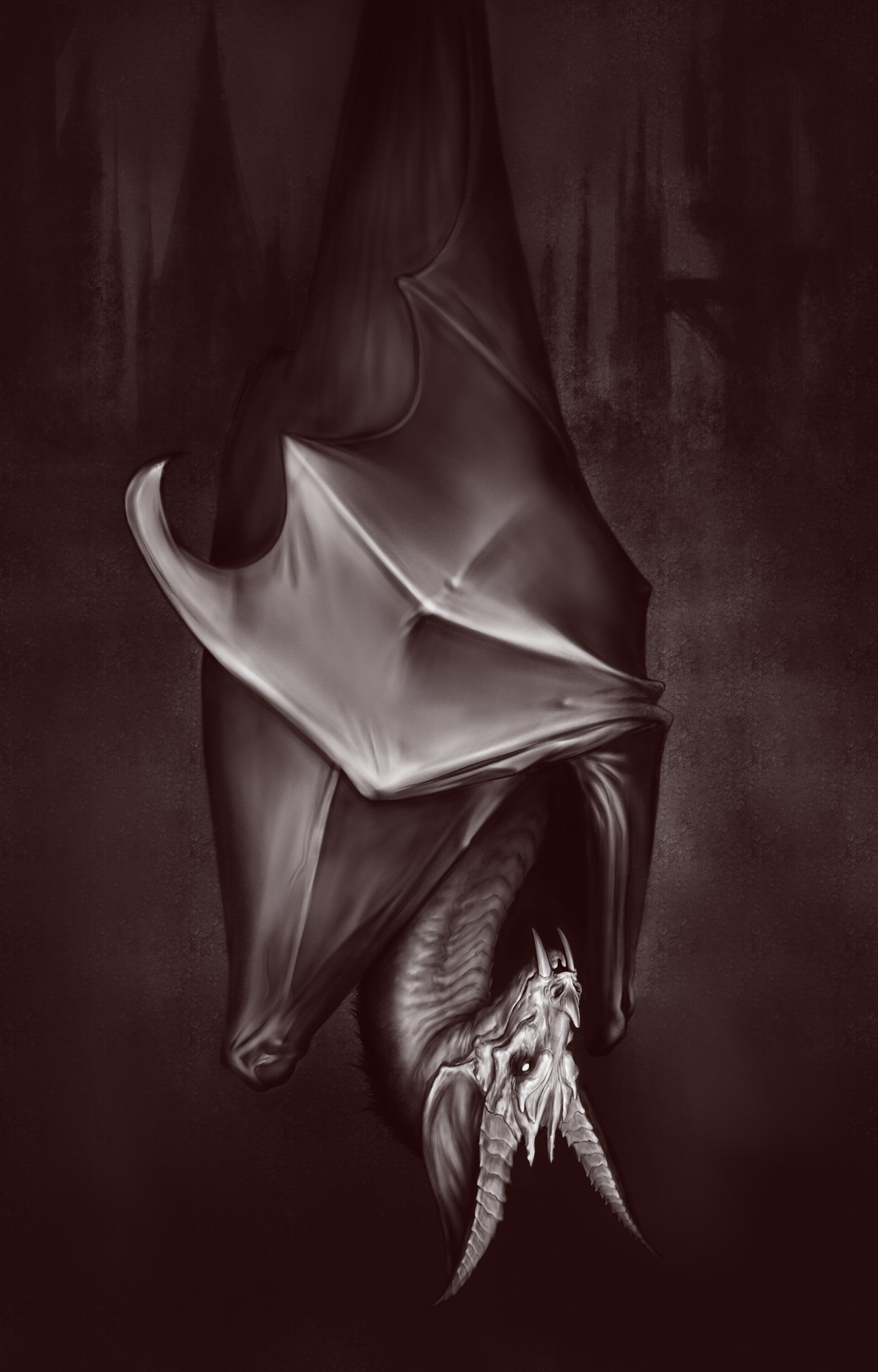 ArtStation - Vampire Dragon Sketch