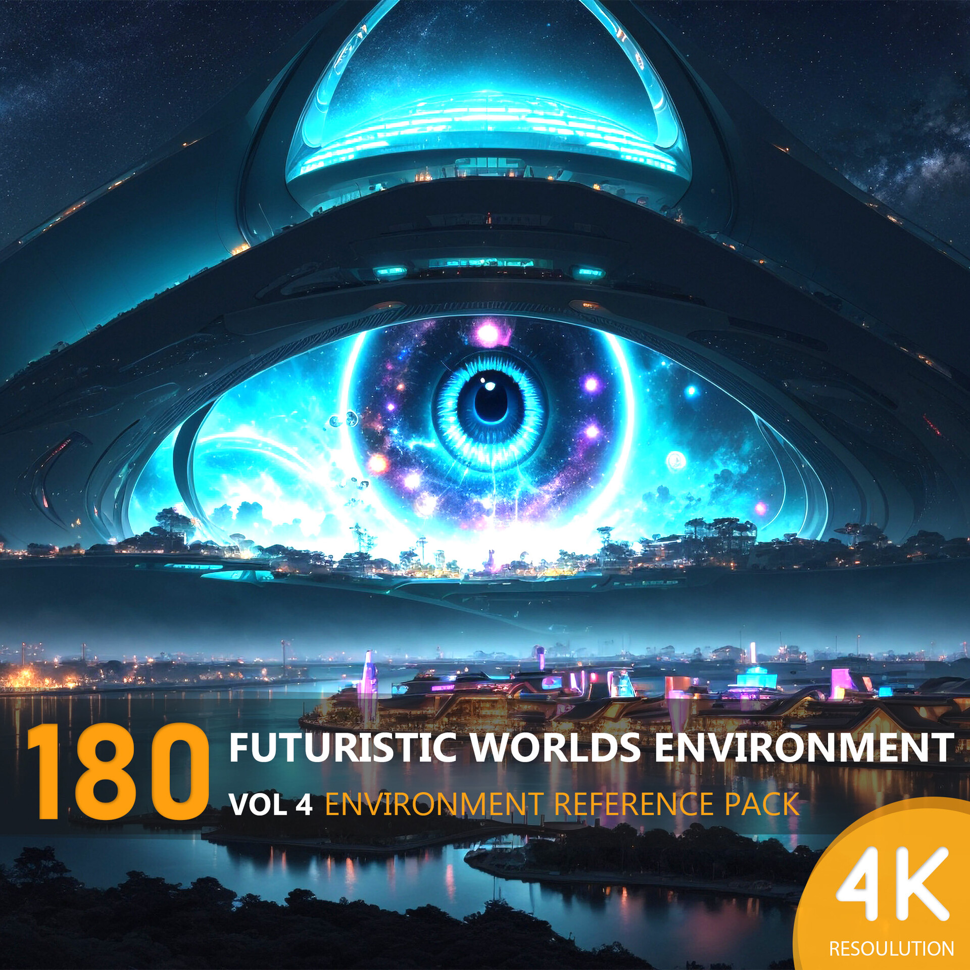 ArtStation - Futuristic Worlds Environment Vol4-4K|Environment Reference Pack