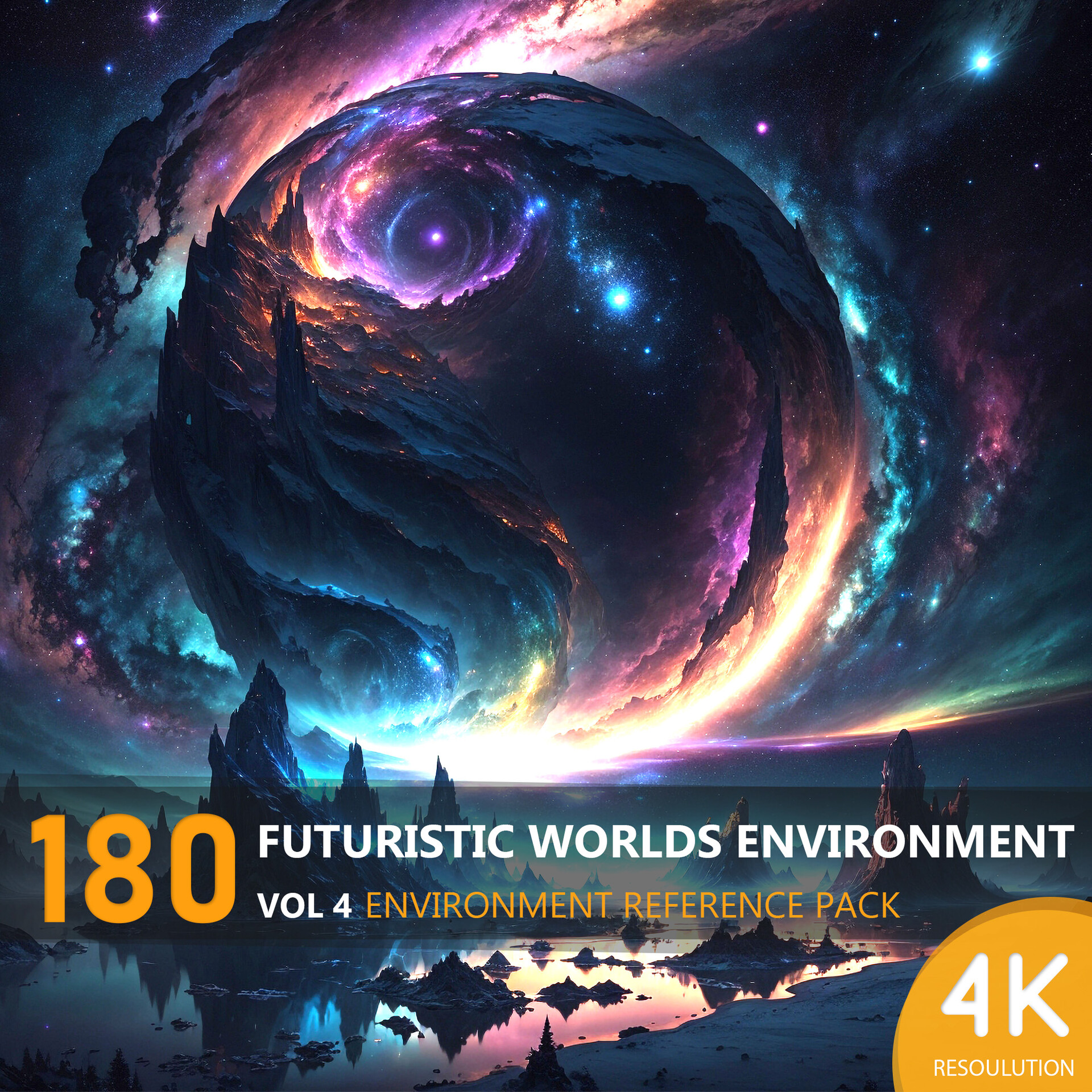 ArtStation - Futuristic Worlds Environment Vol4-4K|Environment ...