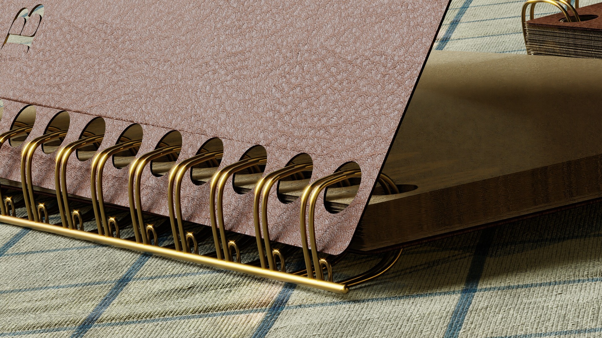 ArtStation - leather Block note