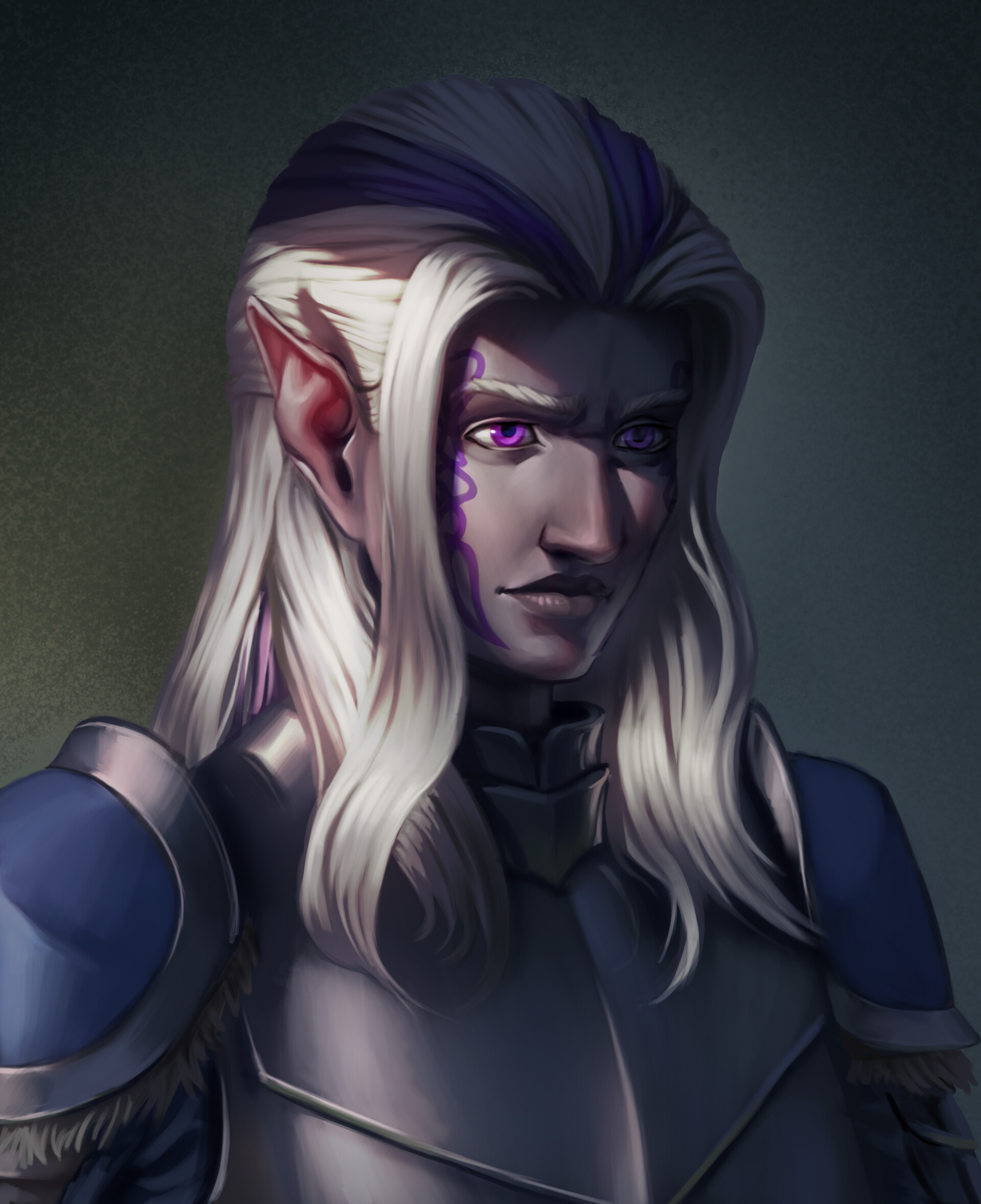 ArtStation - Drow Paladin