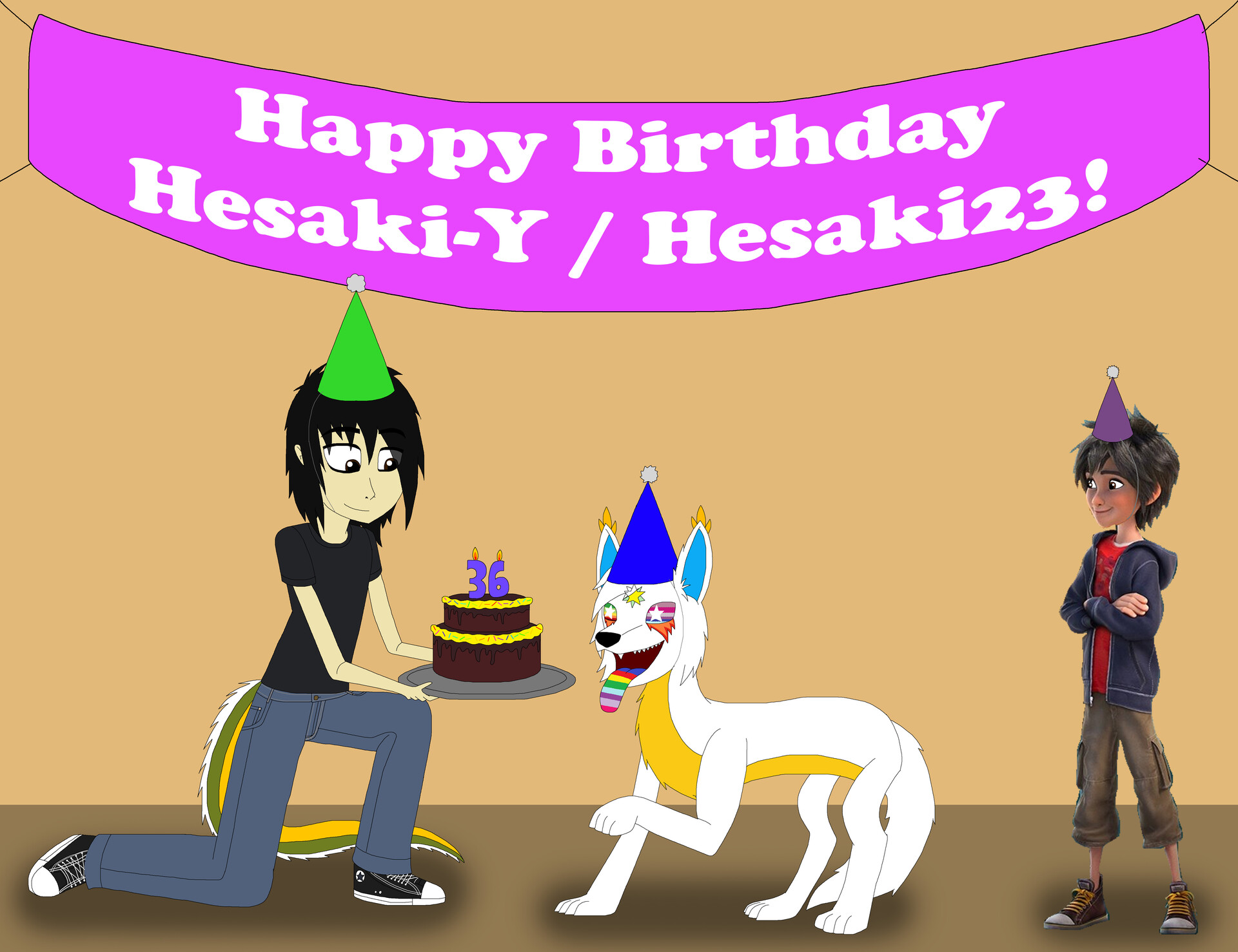 ArtStation - Happy Birthday Hesaki-Y / Hesaki23! (Again)