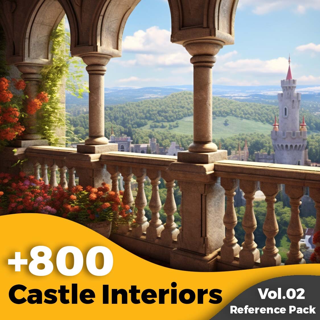 Concept Art - +800 Castle Interiors Concept (4k) | Vol_02