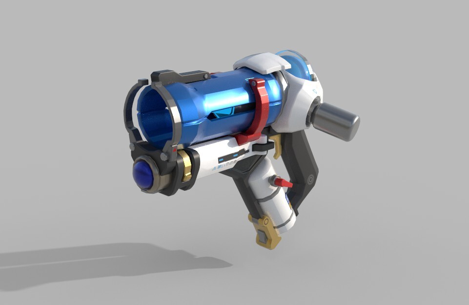 ArtStation - Mei's gun - Overwatch