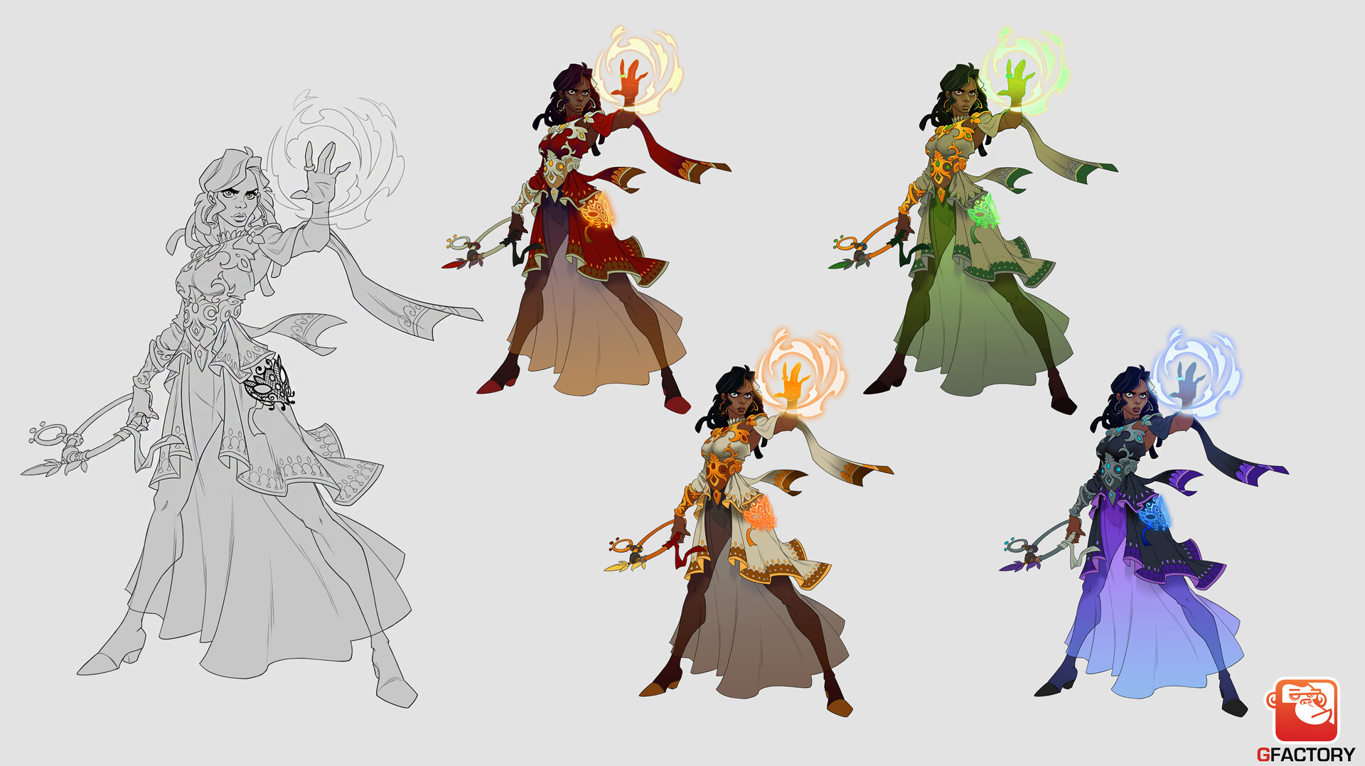 Gfactory Project Raven Characters