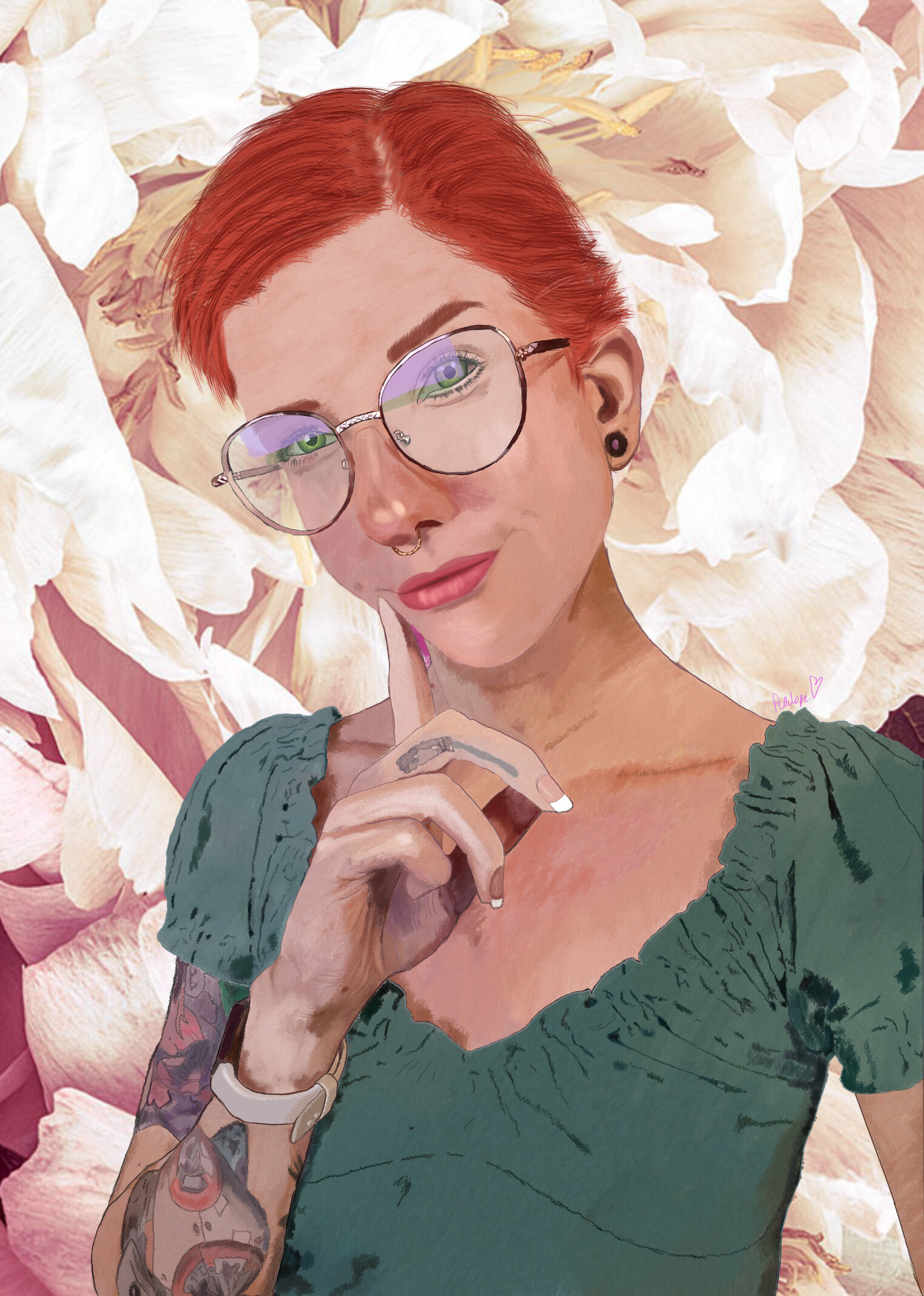 ArtStation - Ash Birthday Portrait