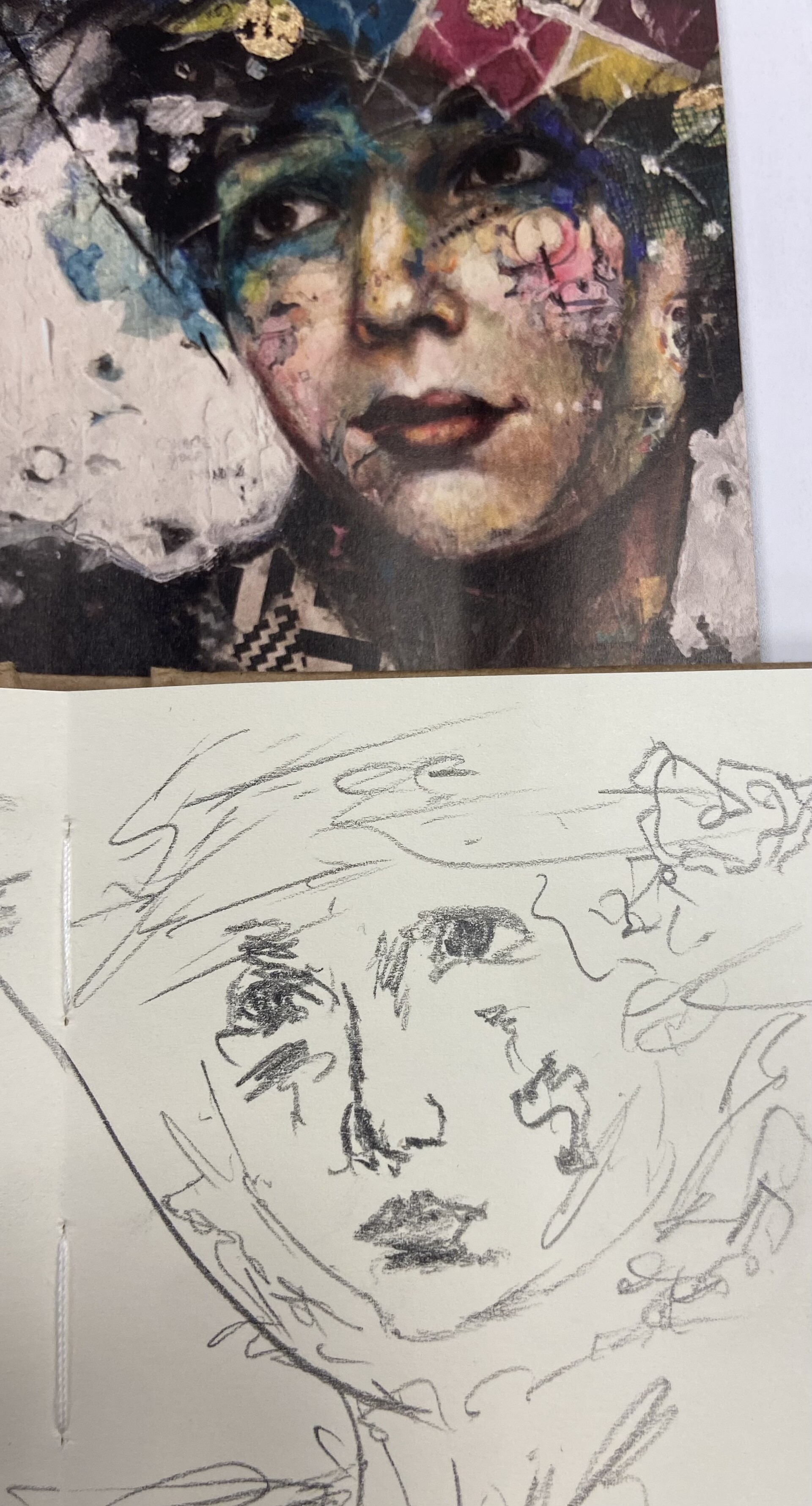 ArtStation - Very artsy girl sketch. Enjoy