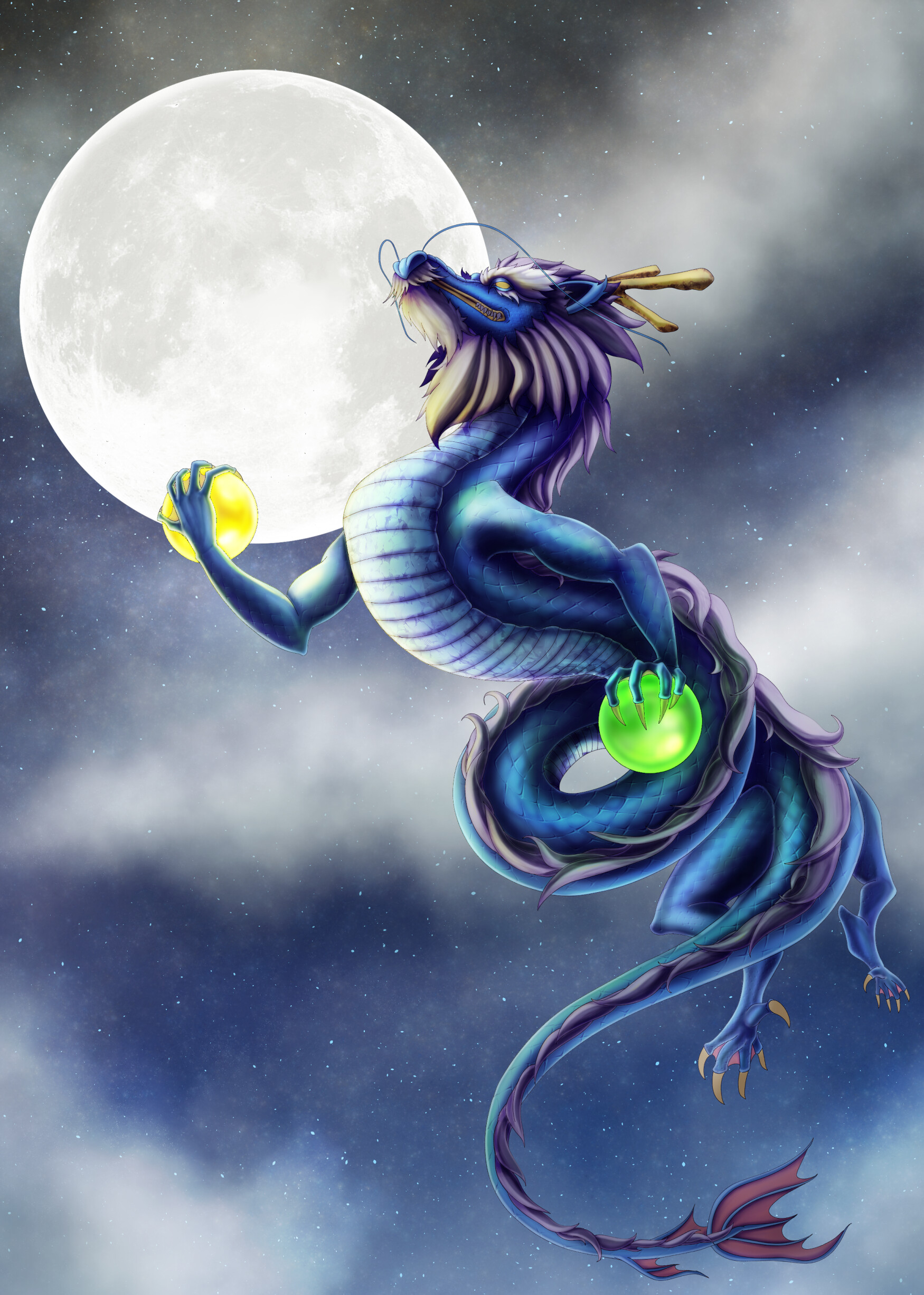 ArtStation - Azure Dragon