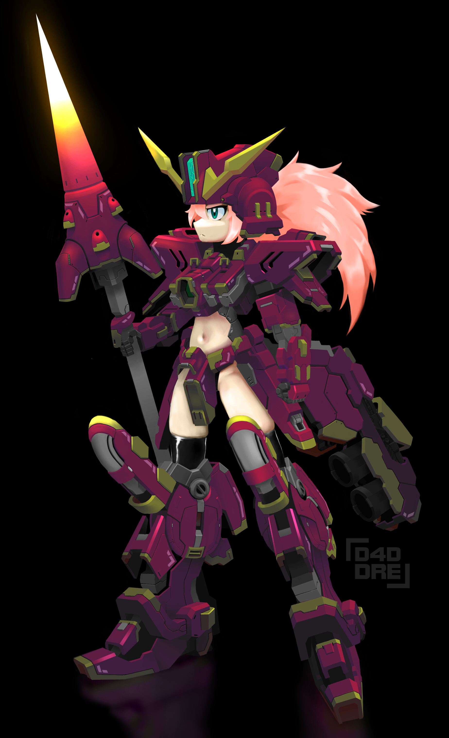 ArtStation - Full Metal Maiden Dragoon