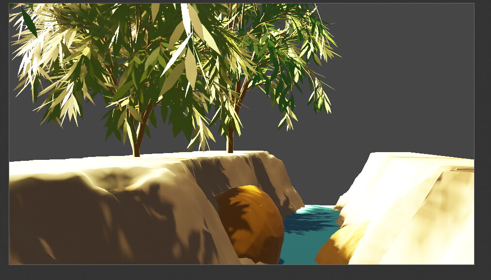 ArtStation - River flows #lighting #maya