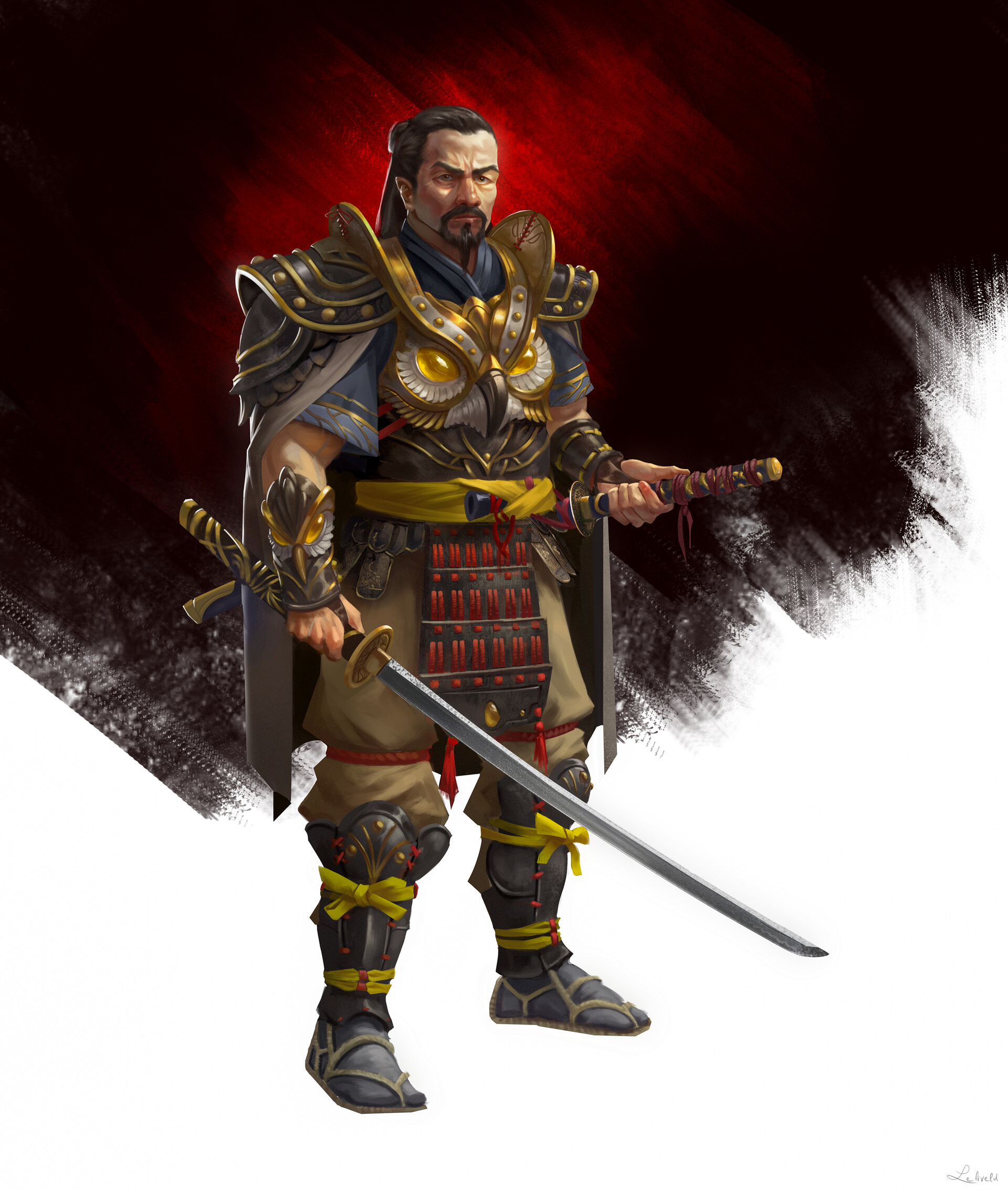 ArtStation - The Owl Samurai