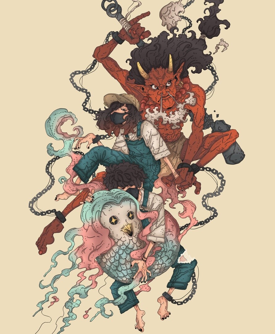 ArtStation - Myths and Legends of Japan