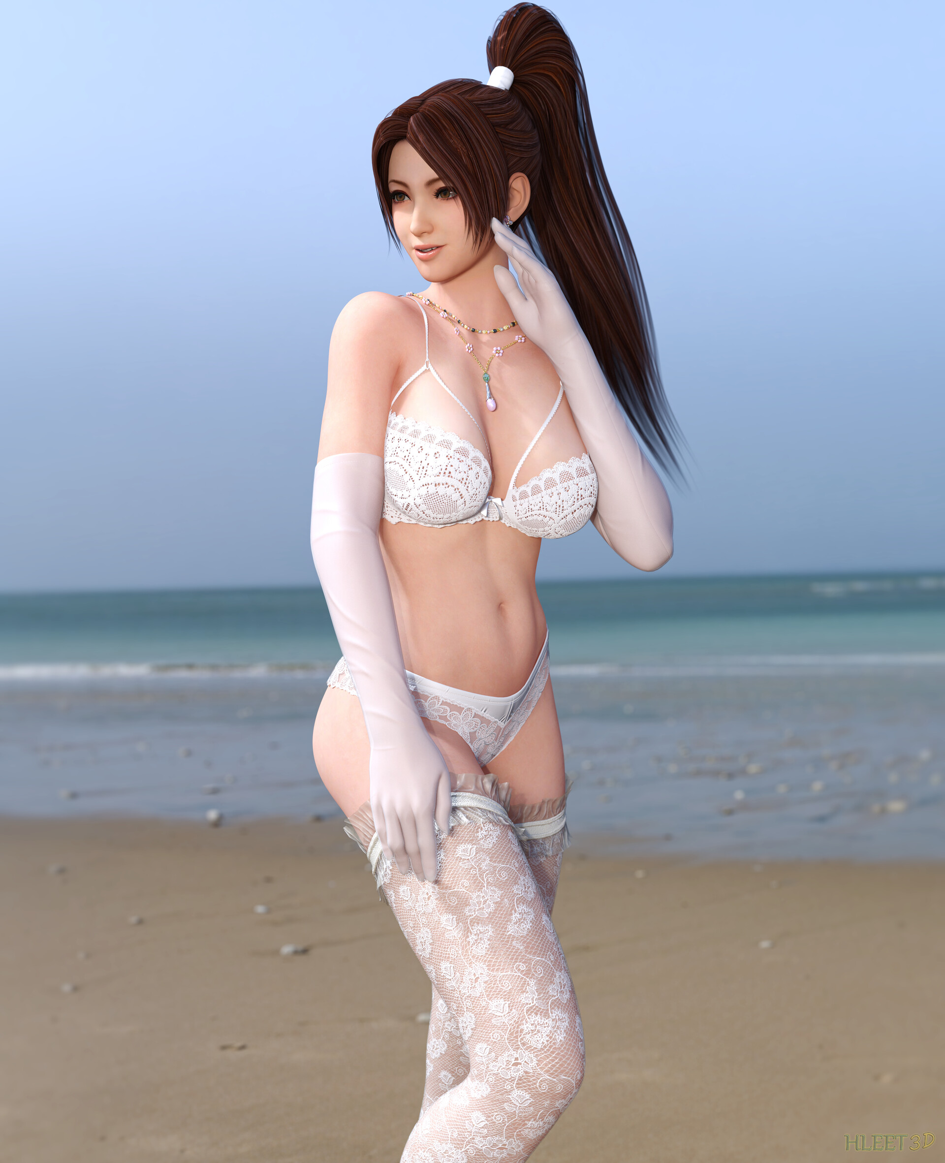 ArtStation - Sexy bride on the beach 2