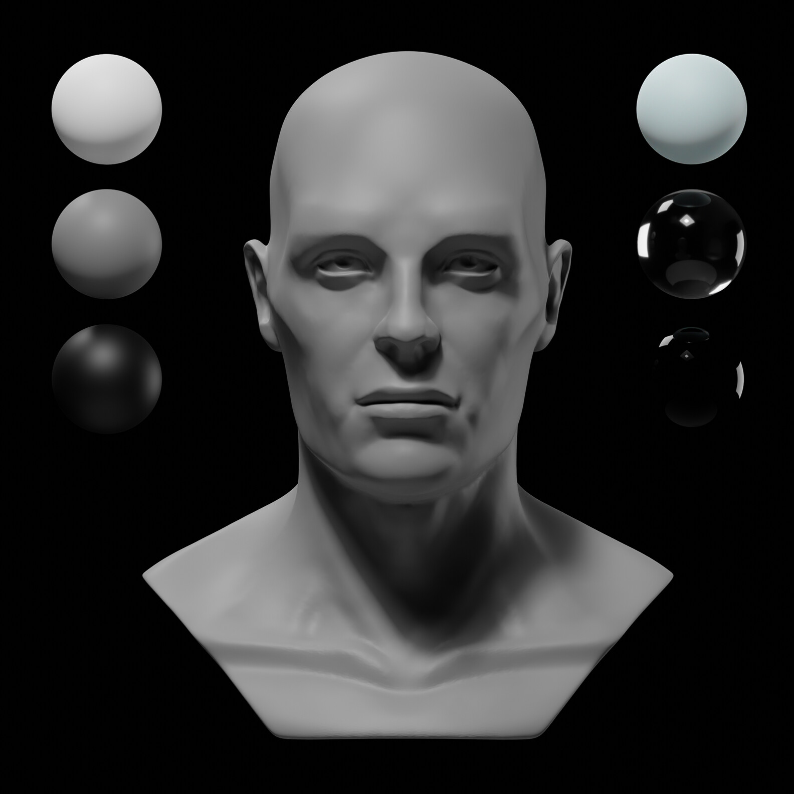 ArtStation - Male Bust