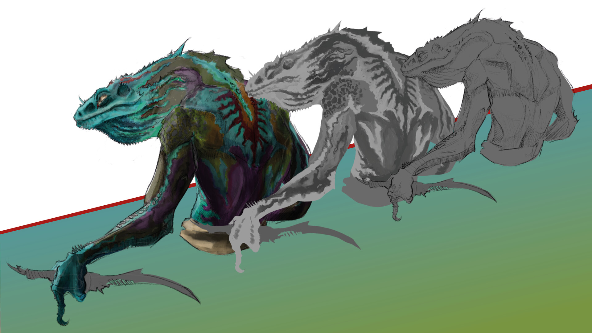 ArtStation - Lizard upperbody