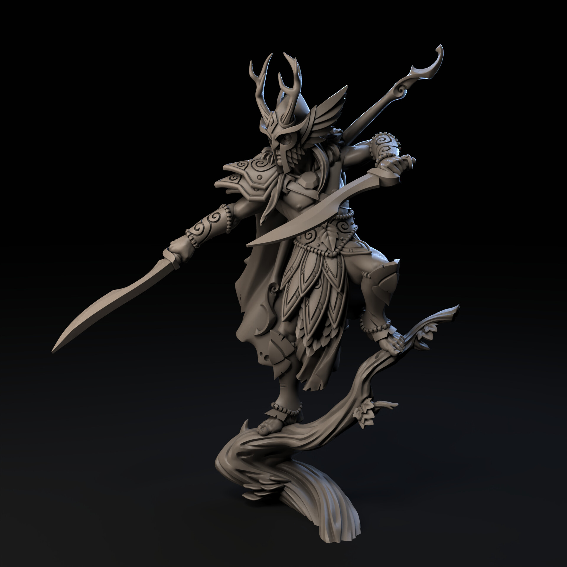 ArtStation - Wood Elf Chieftain