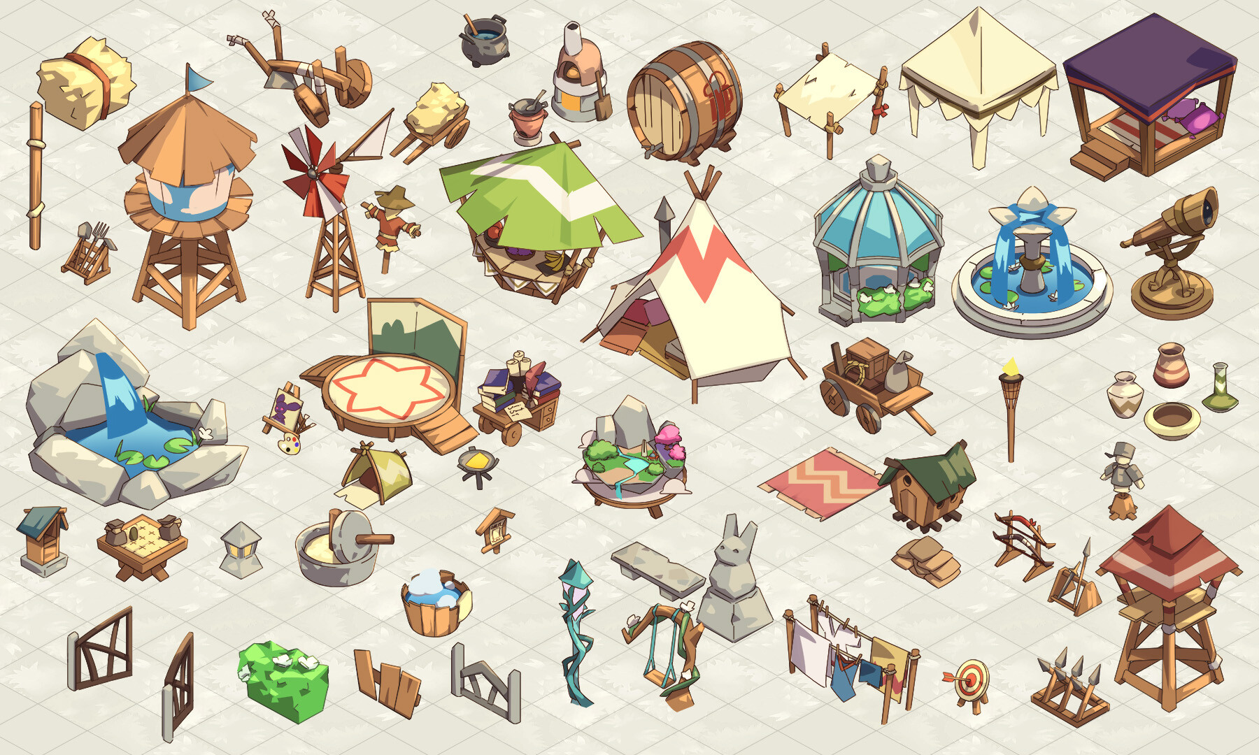 ArtStation - Pocket Sandbox Legends Game Assets