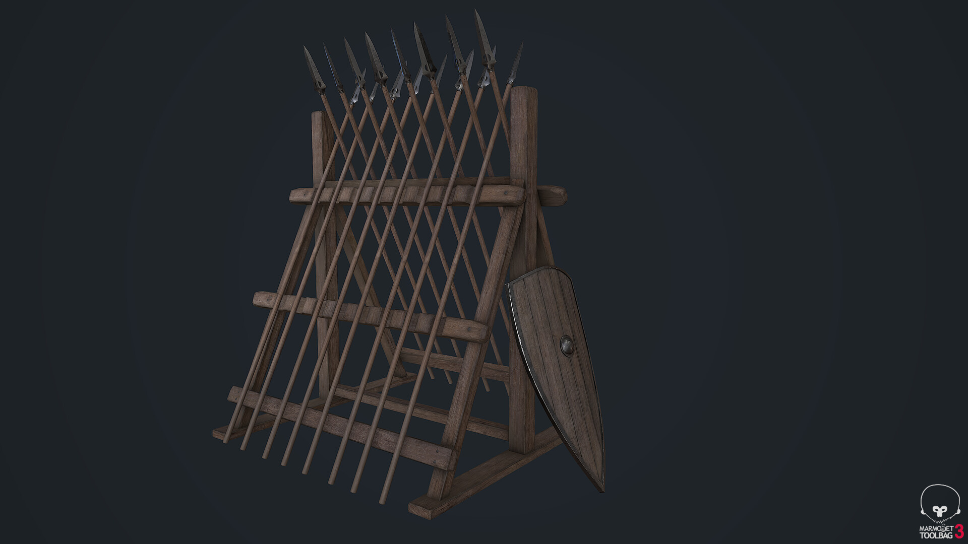 ArtStation - Weapon rack