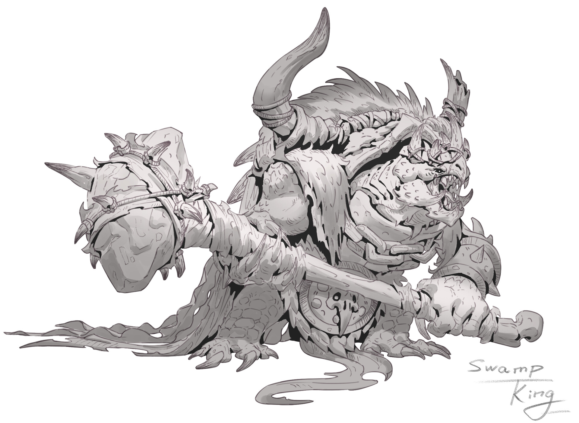 ArtStation - Swamp king