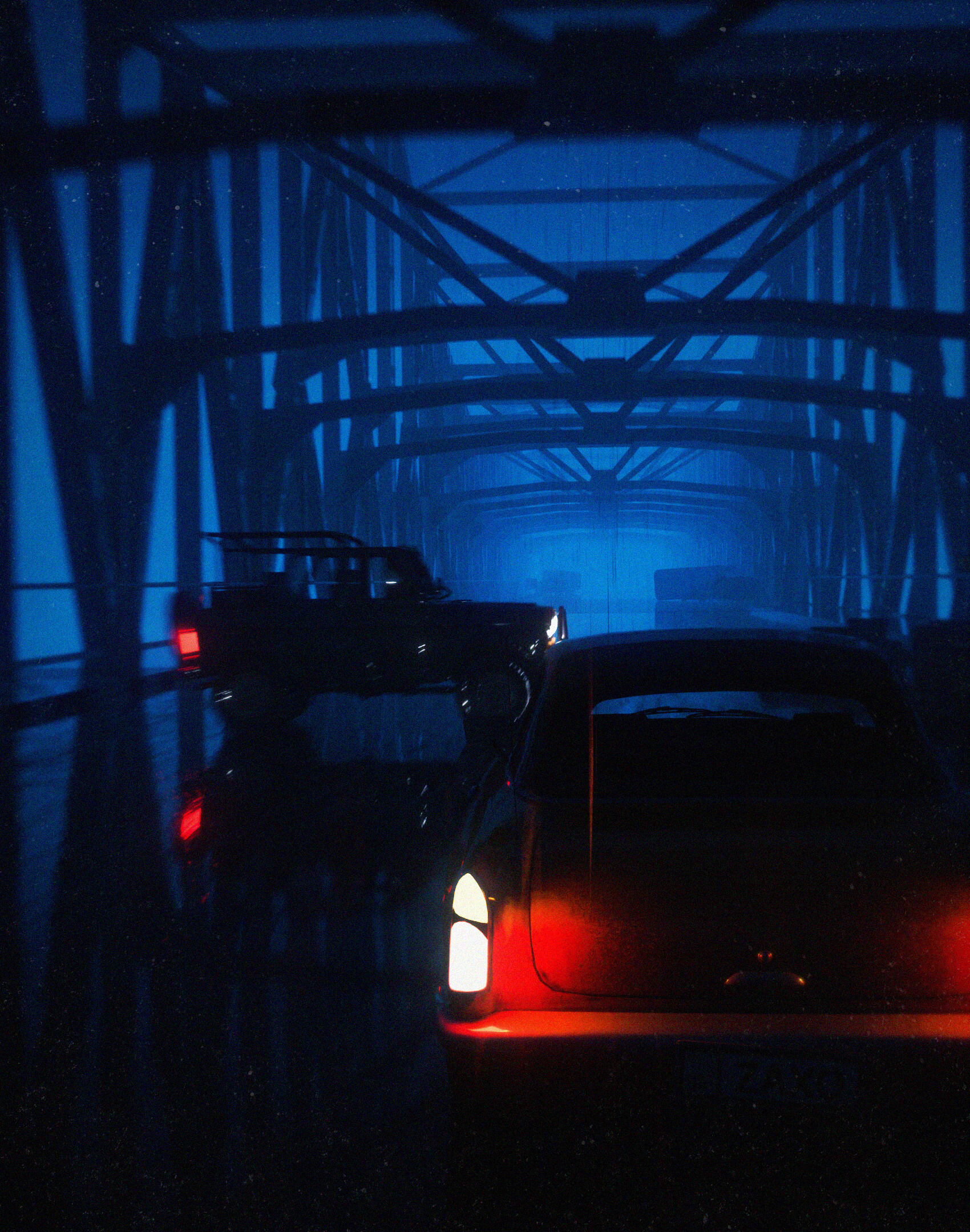 ArtStation - Night PUBG Bridge