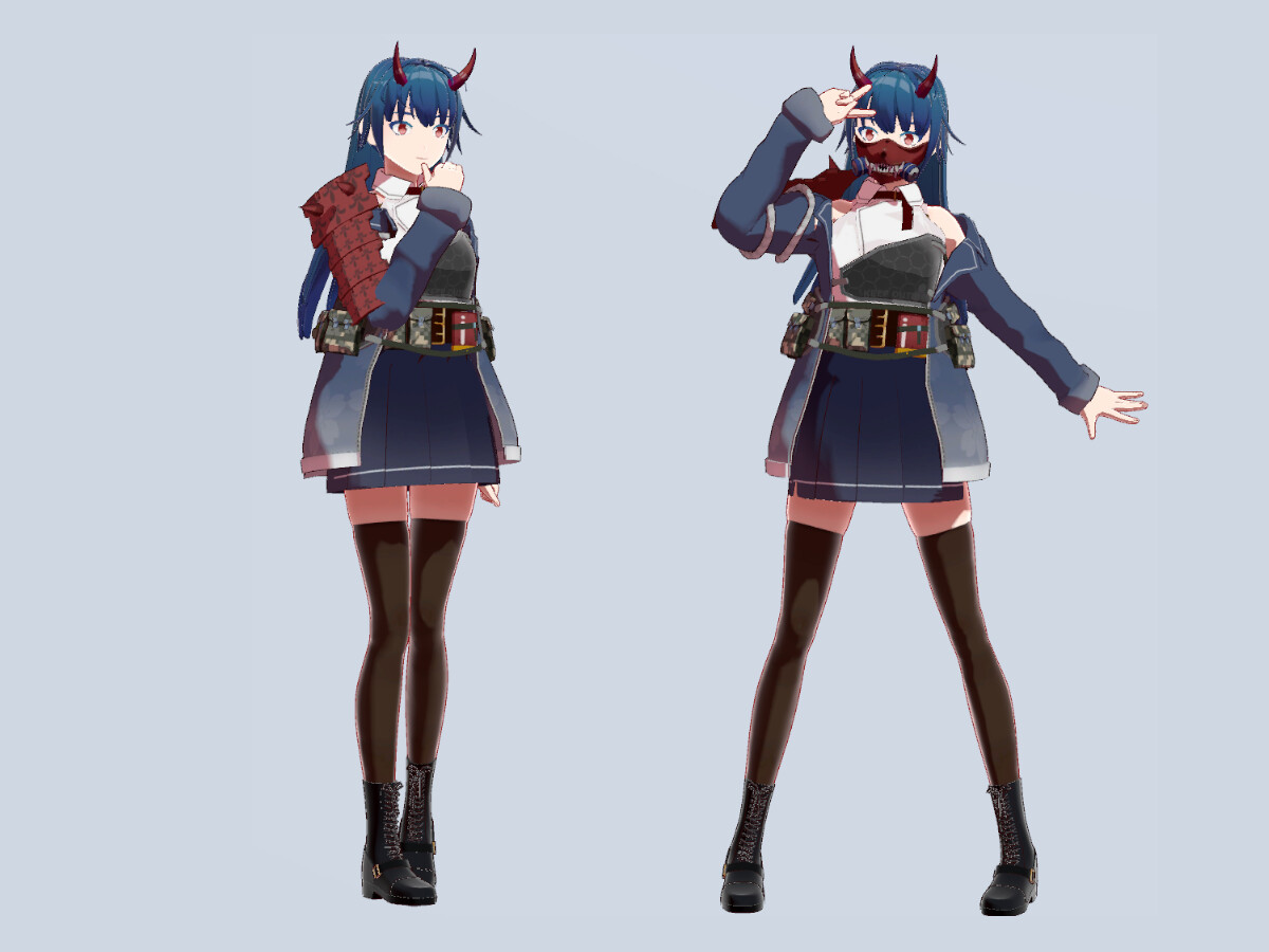 ArtStation - Anime_Girl_Inugami