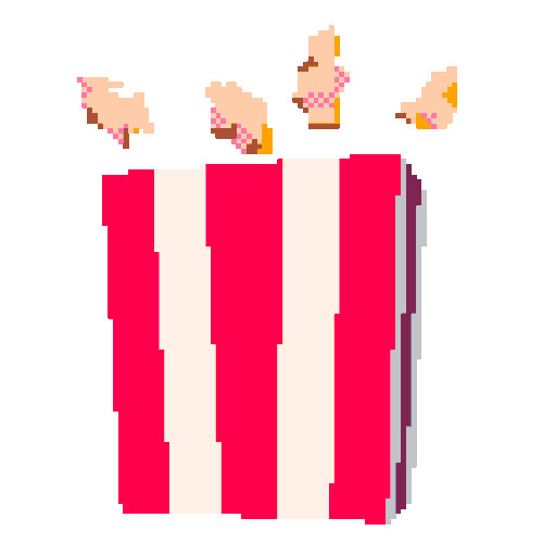 ArtStation - Popcorn Emote
