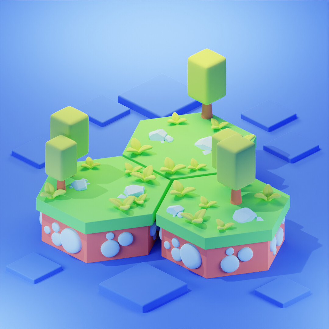 ArtStation - Stylized Mini Forest