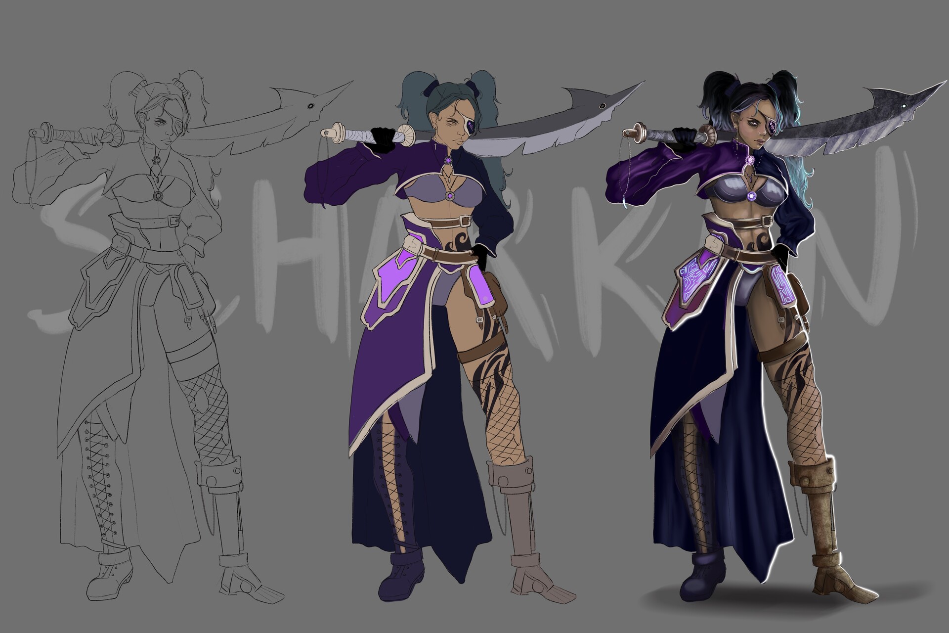 ArtStation - Sharkan / new character design