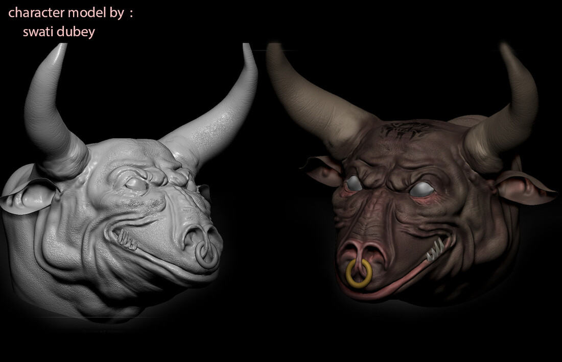 ArtStation - Ox 3D model