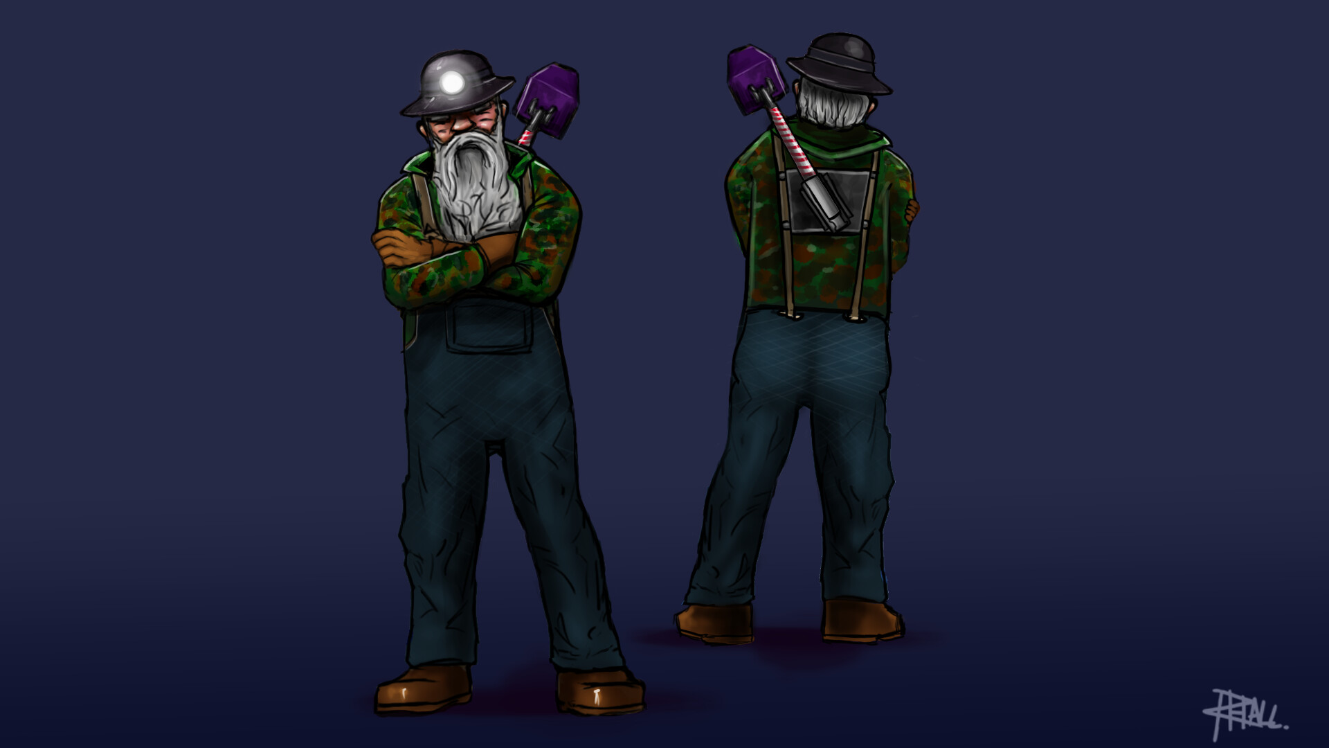 Rhys Hall - Gnome Hunter Player Concept art