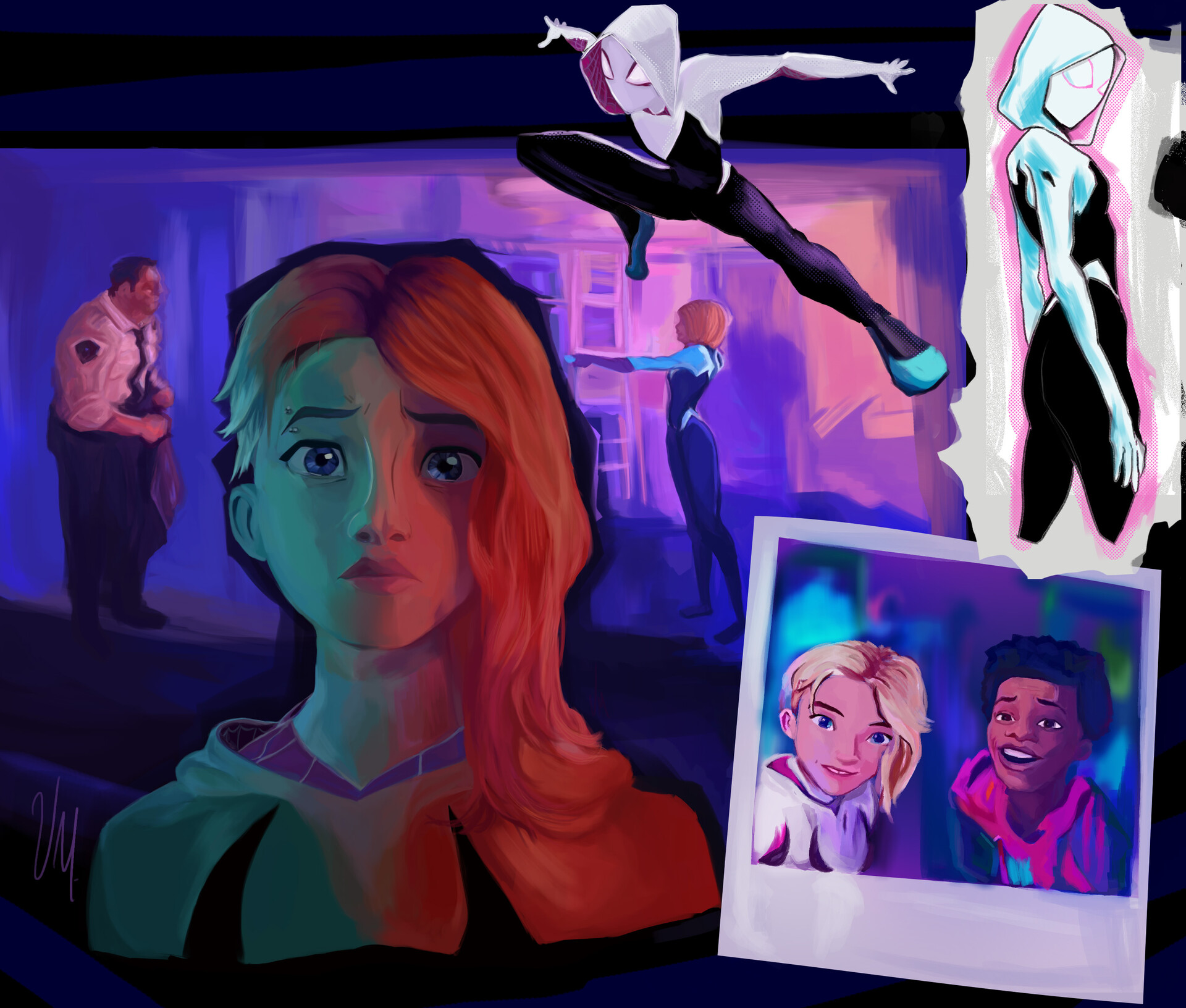 ArtStation - Gwen Stacy Study Final by Victoria Monz