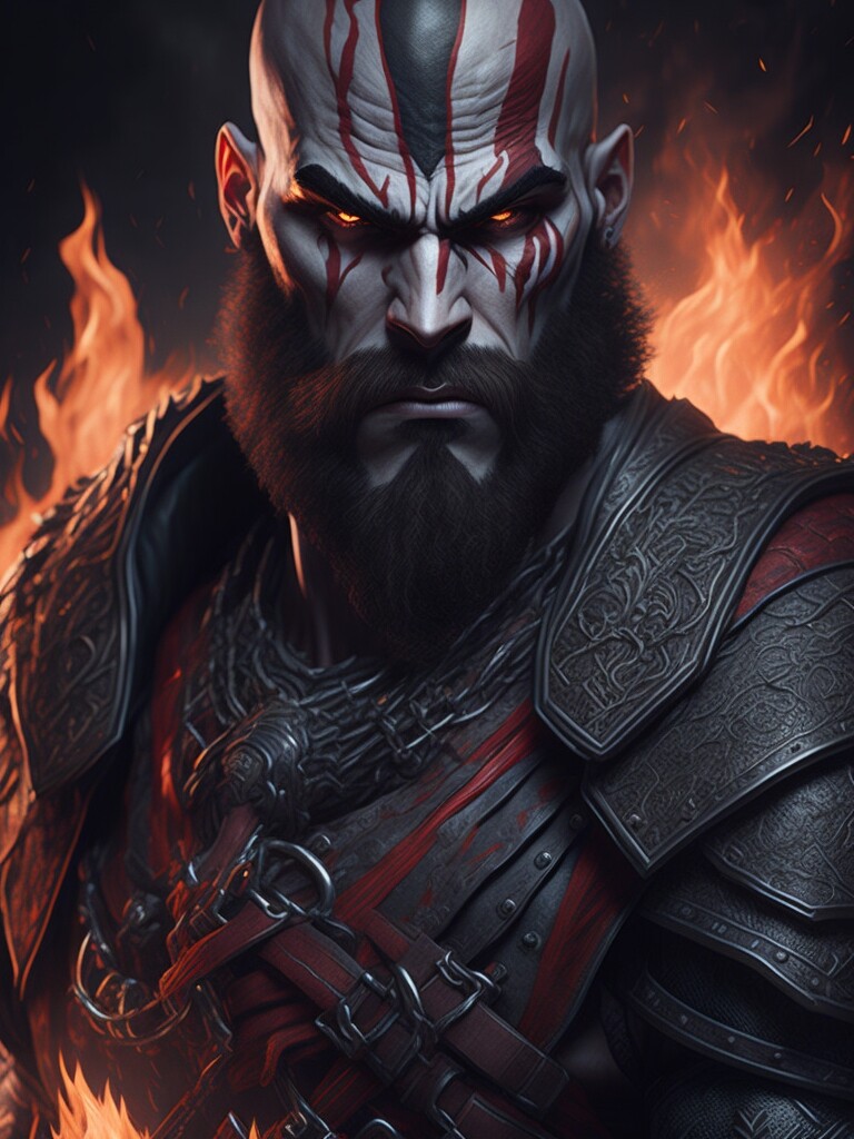 ArtStation - Kratos (God of War)