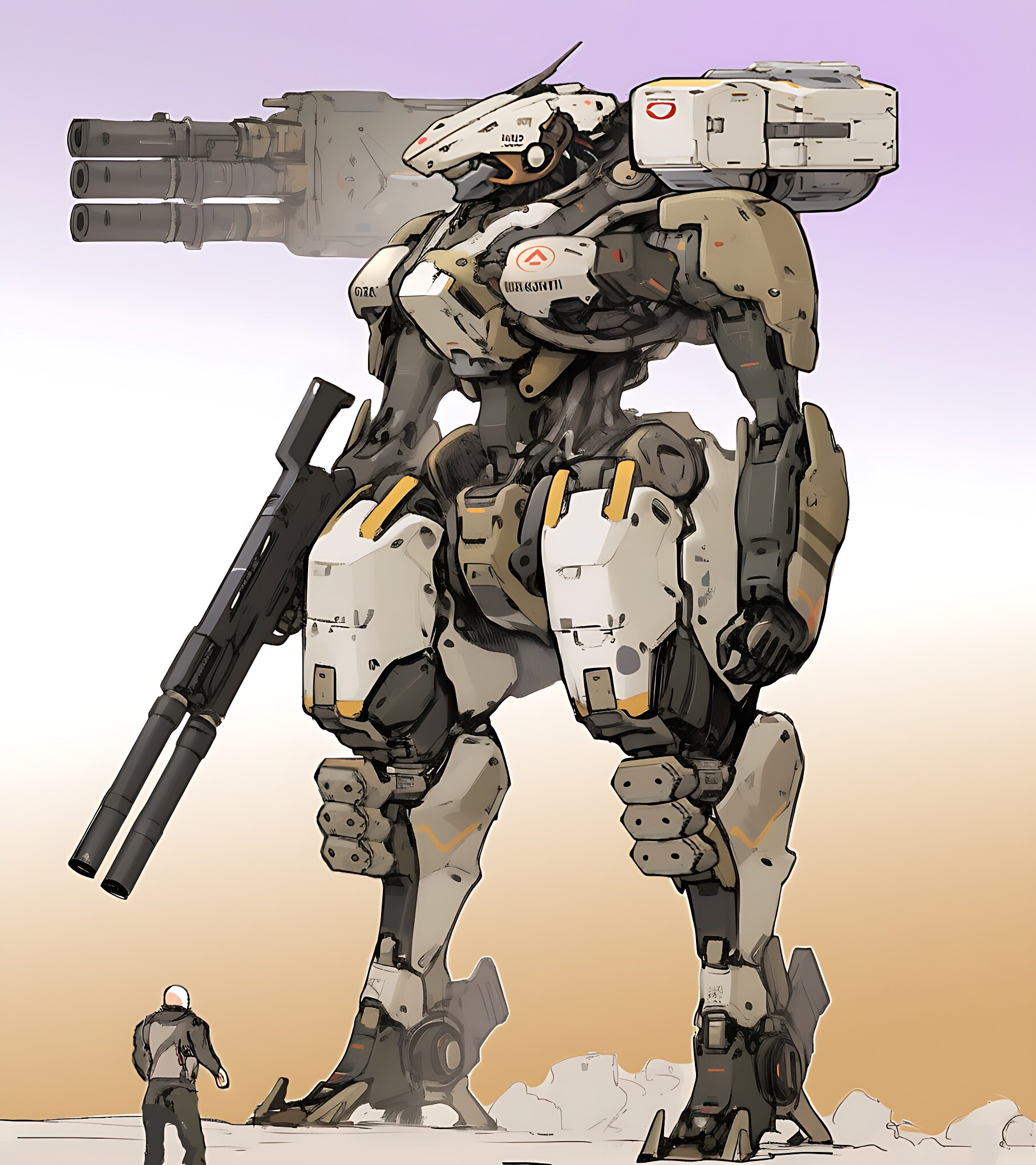 Rob Cavanna - Mech Sketches