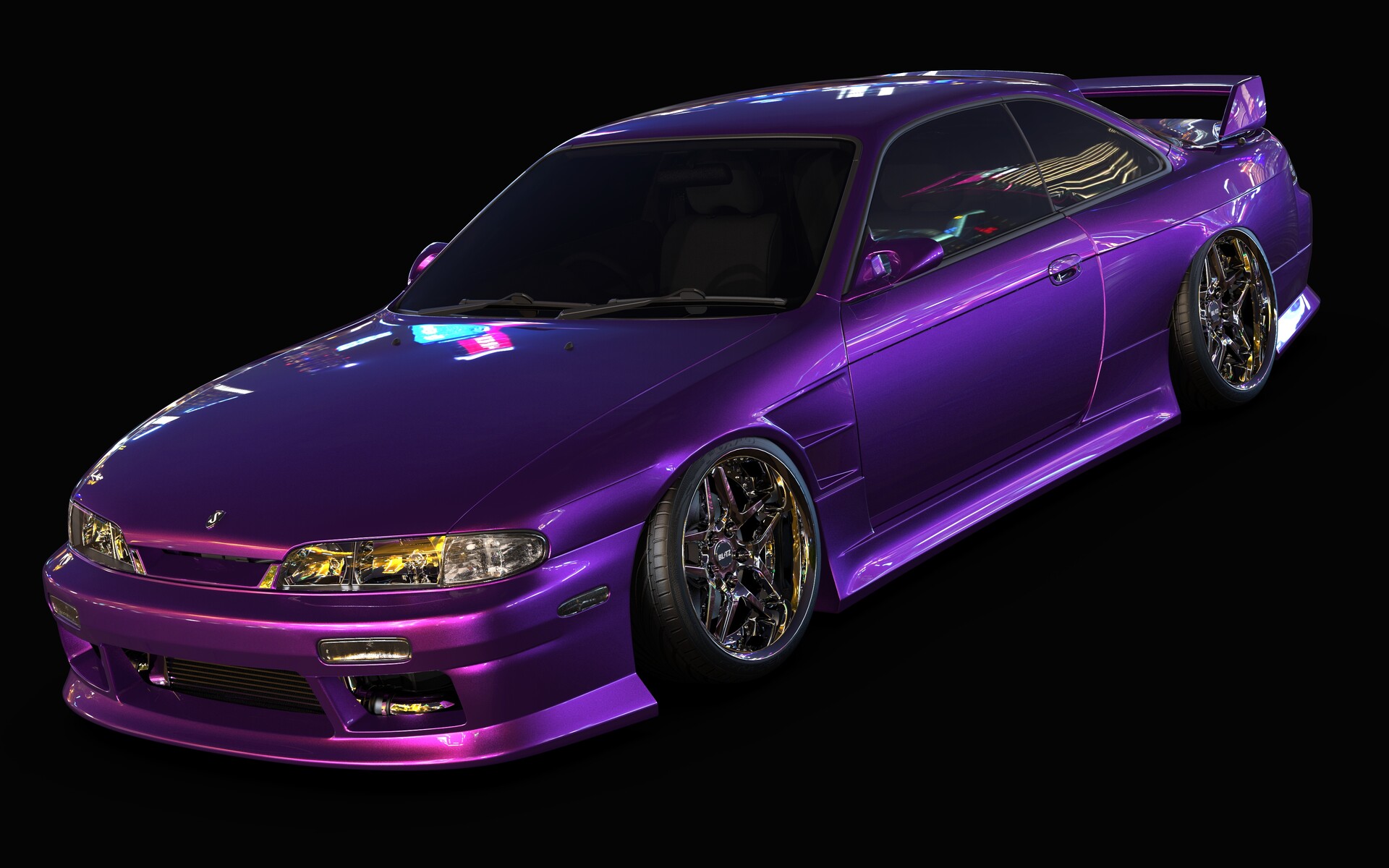 ArtStation - Nissan Silvia S14 Vertex