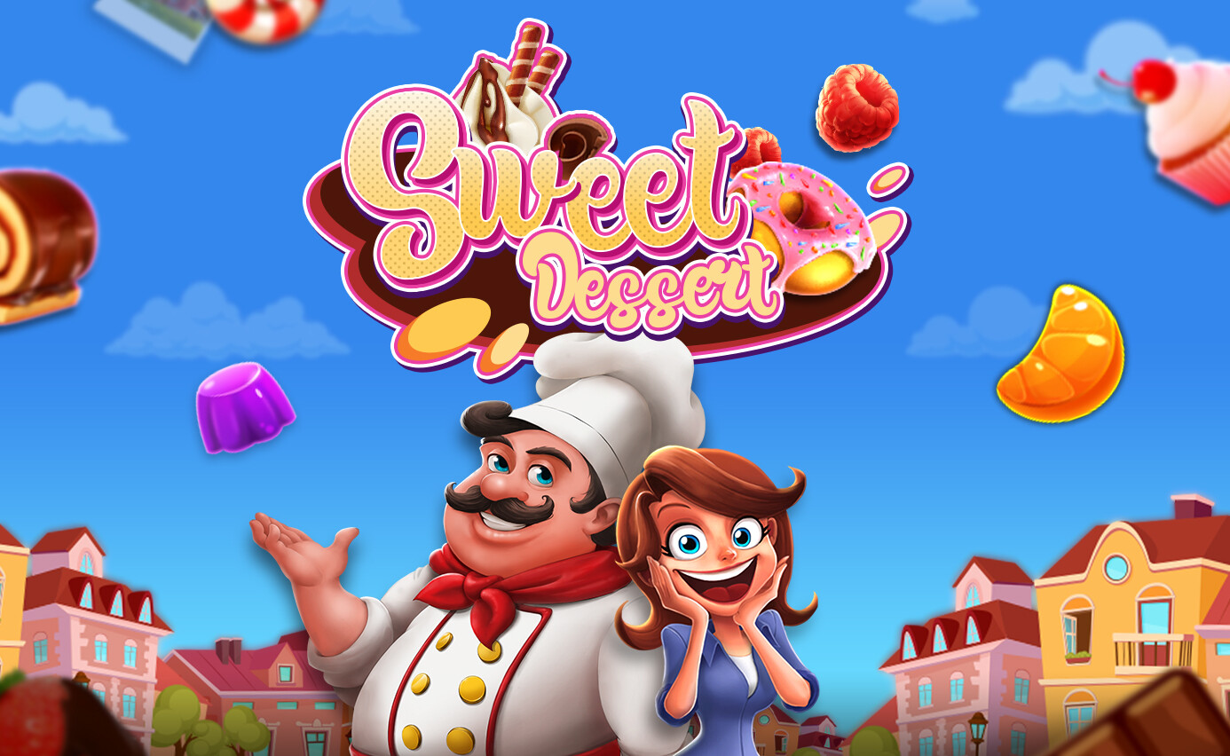 ArtStation - "SWEET Dessert" Puzzle Game UI