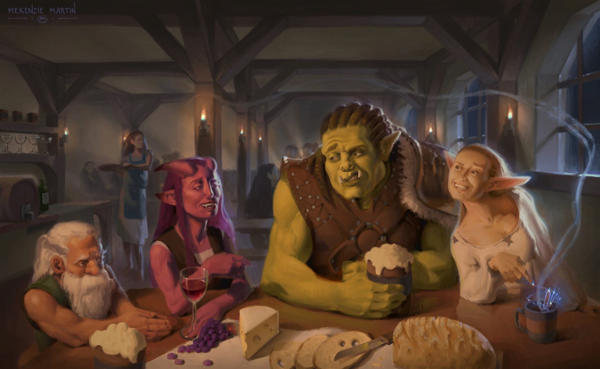 ArtStation - Adventurers at the Tavern