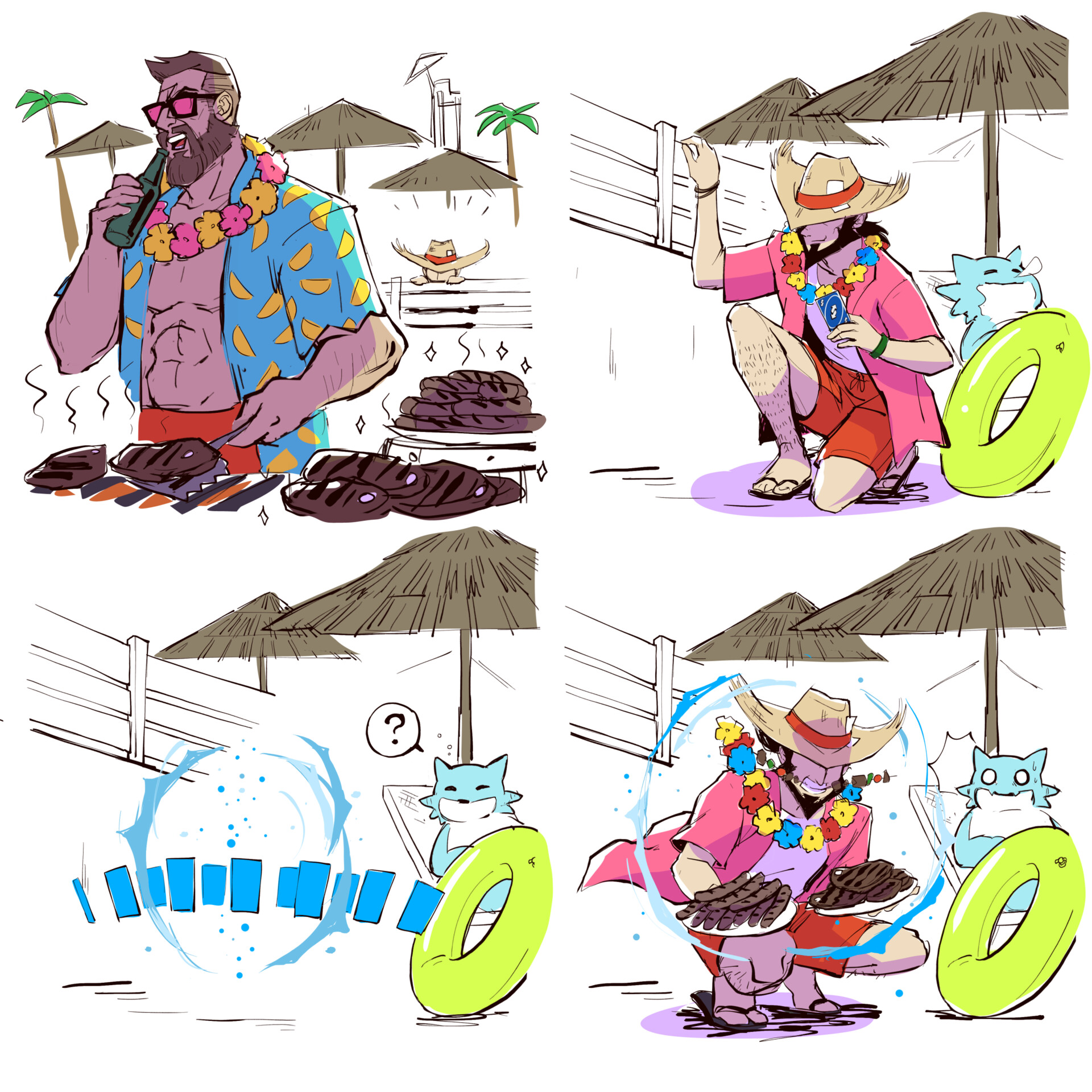 ArtStation - Burning Pool (comics)