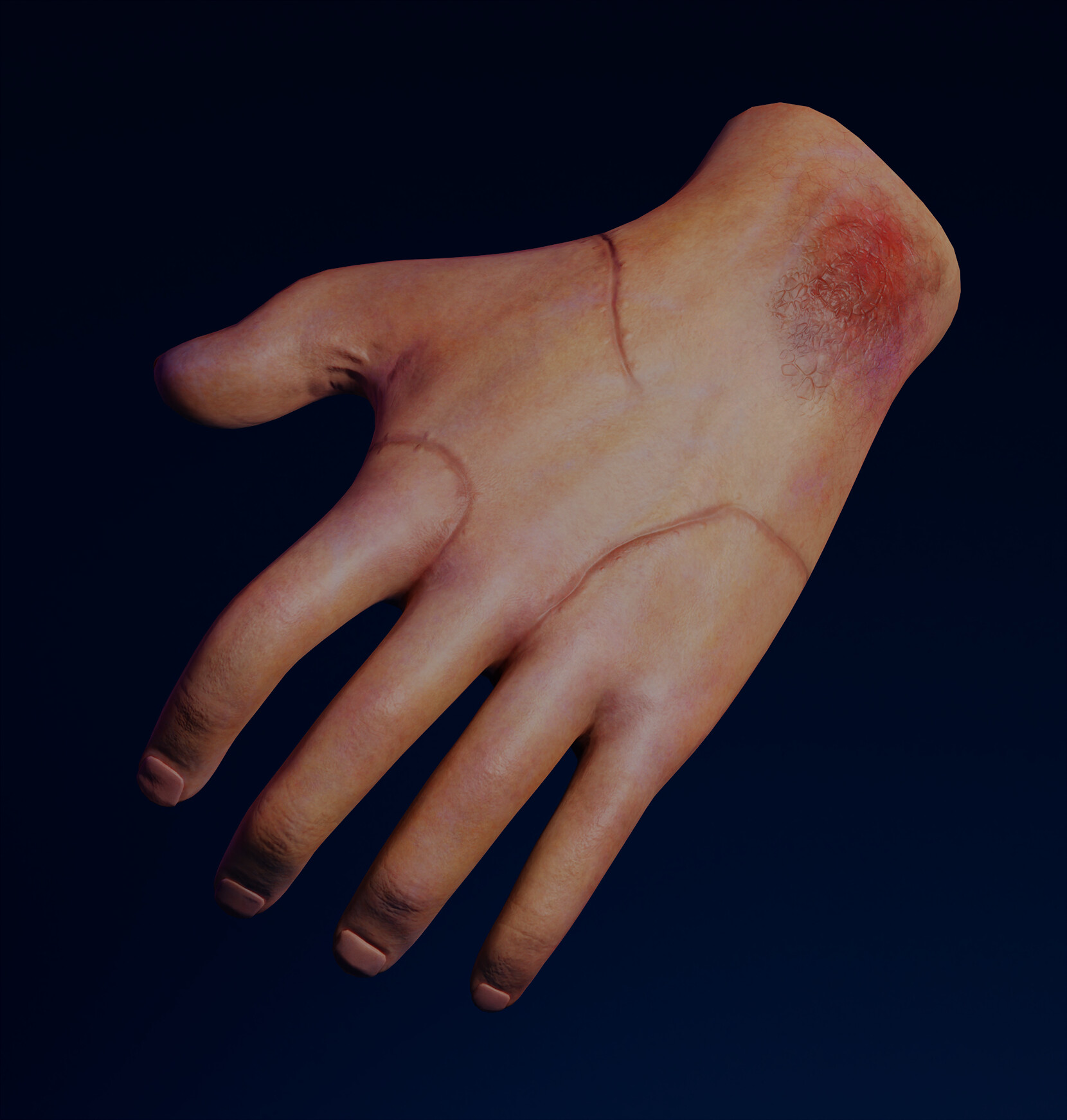 ArtStation - Hand Low-Poly