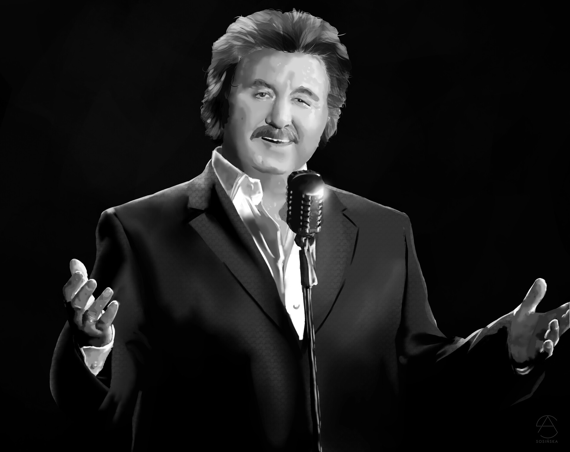 ArtStation - Krzysztof Krawczyk portrait