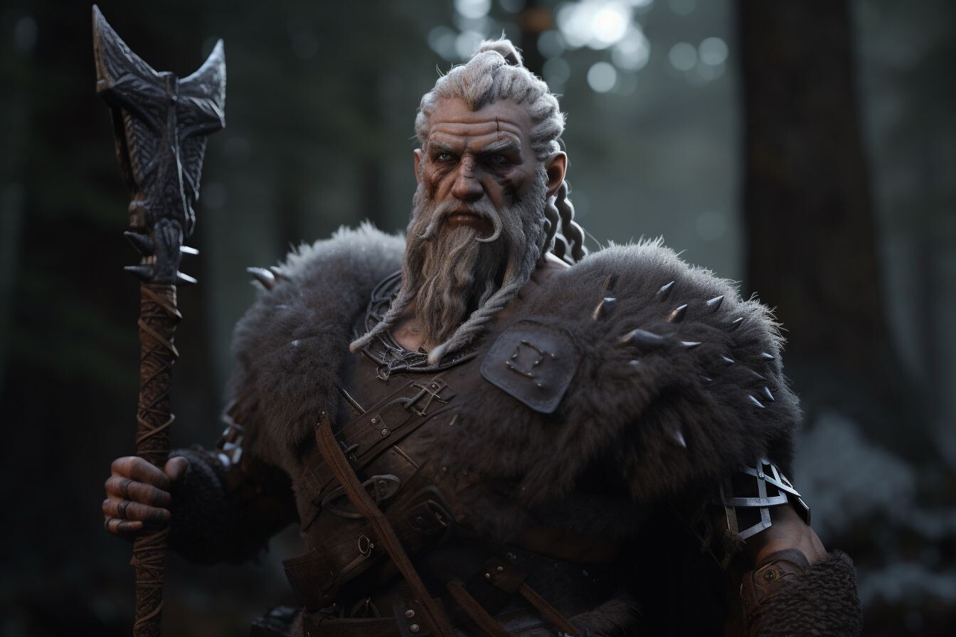 ArtStation - Viking 3D Game Character & Background