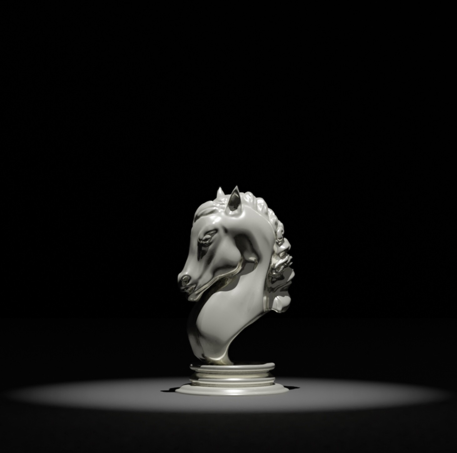 ArtStation - Horse chess model