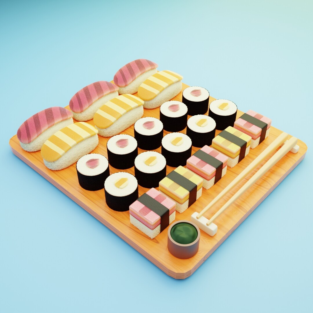ArtStation - Sushi - Blender