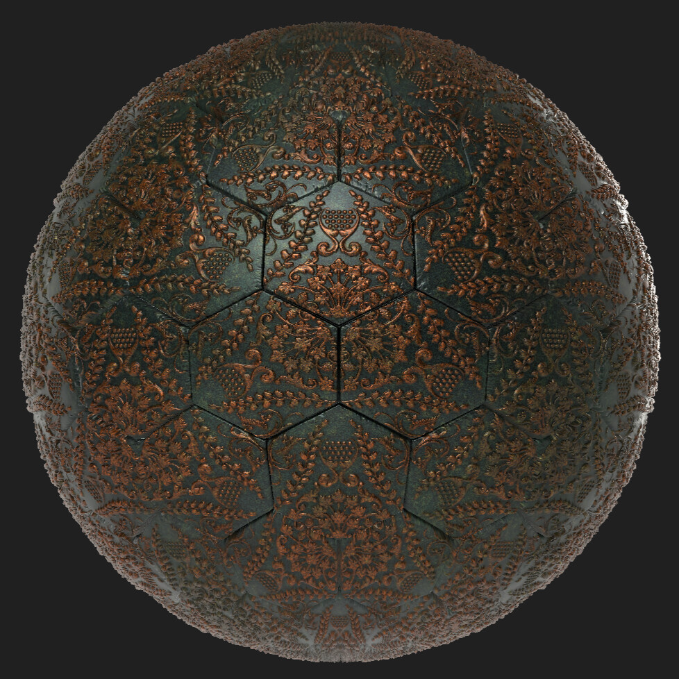 ArtStation - Ornamental Tile Material