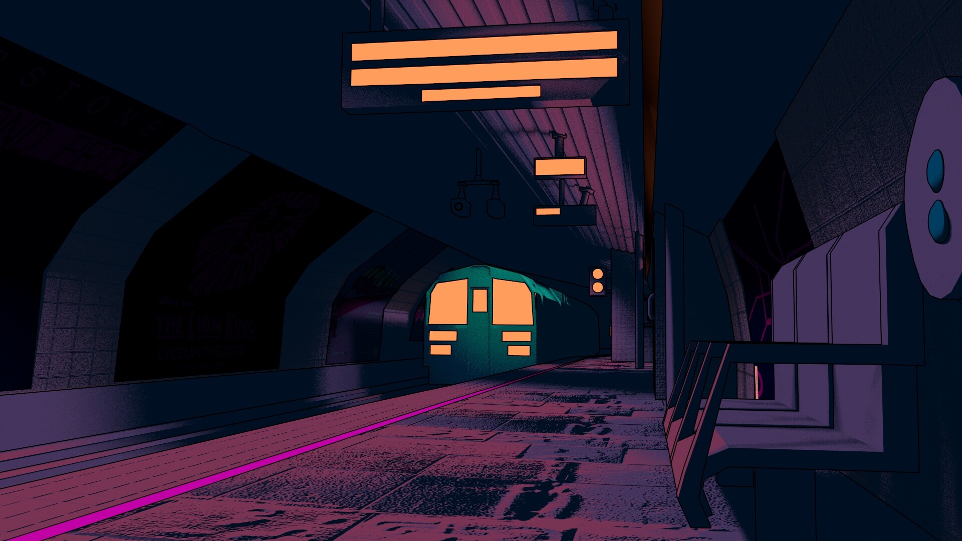 Ryan Jones - Cel-Shaded Subway