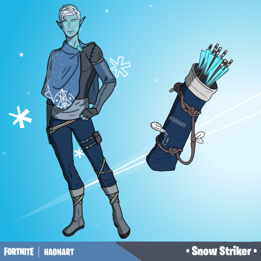HaonArt - Fortnite Skin Concept | Snow Elf & Snow Striker