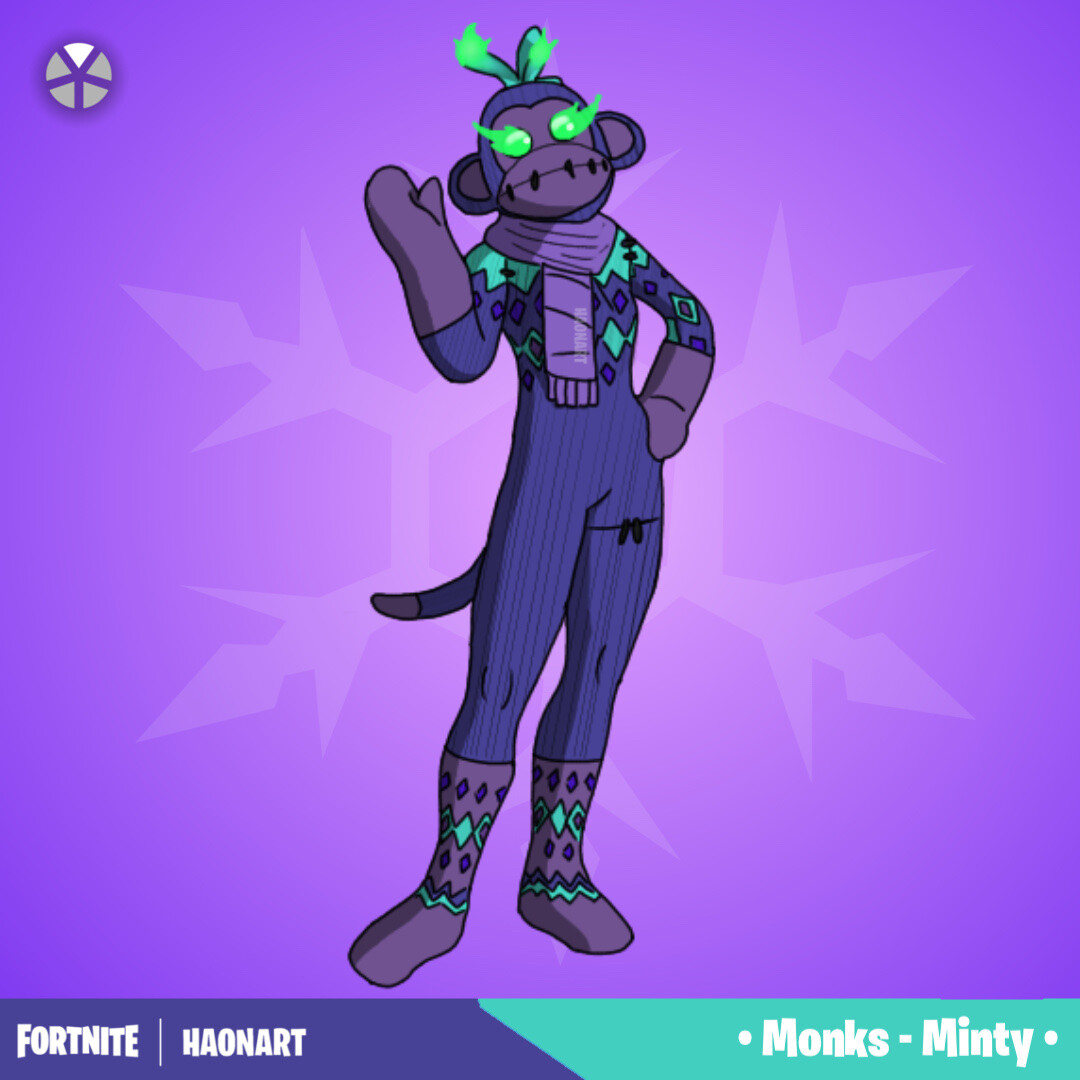 HaonArt - Fortnite Style Concept | Minty Monks
