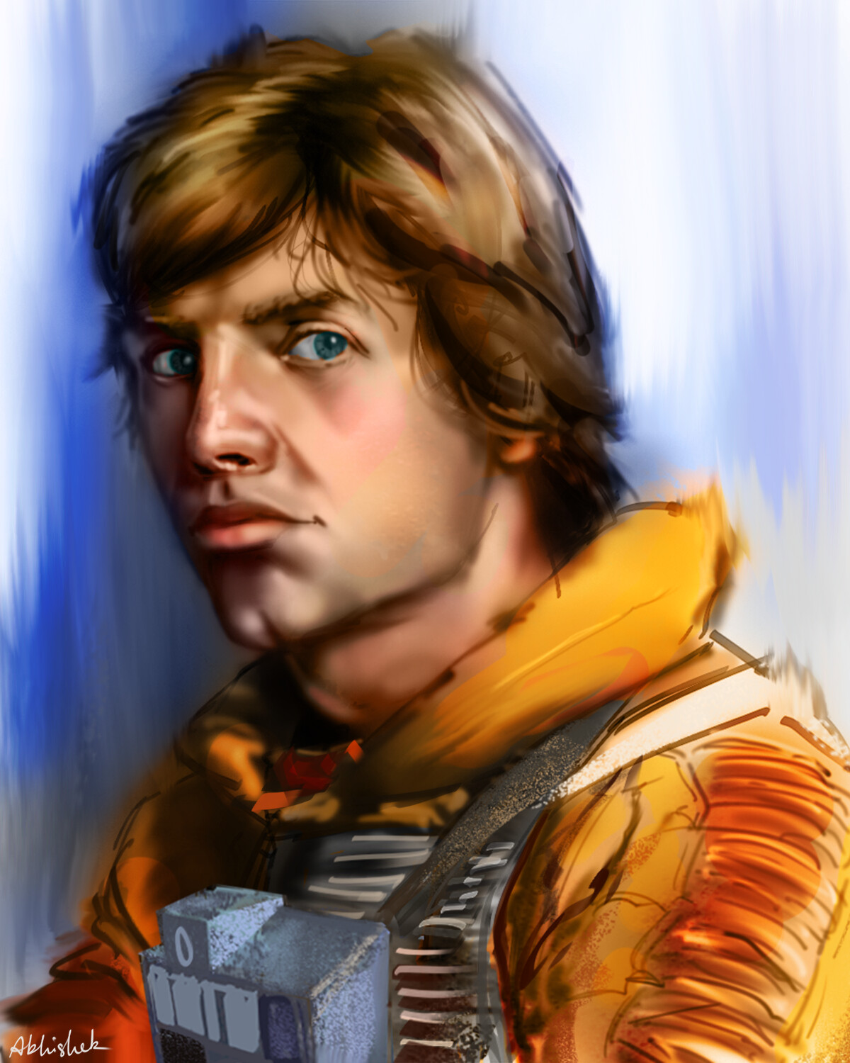 ArtStation - Luke SkyWalker's Portrait