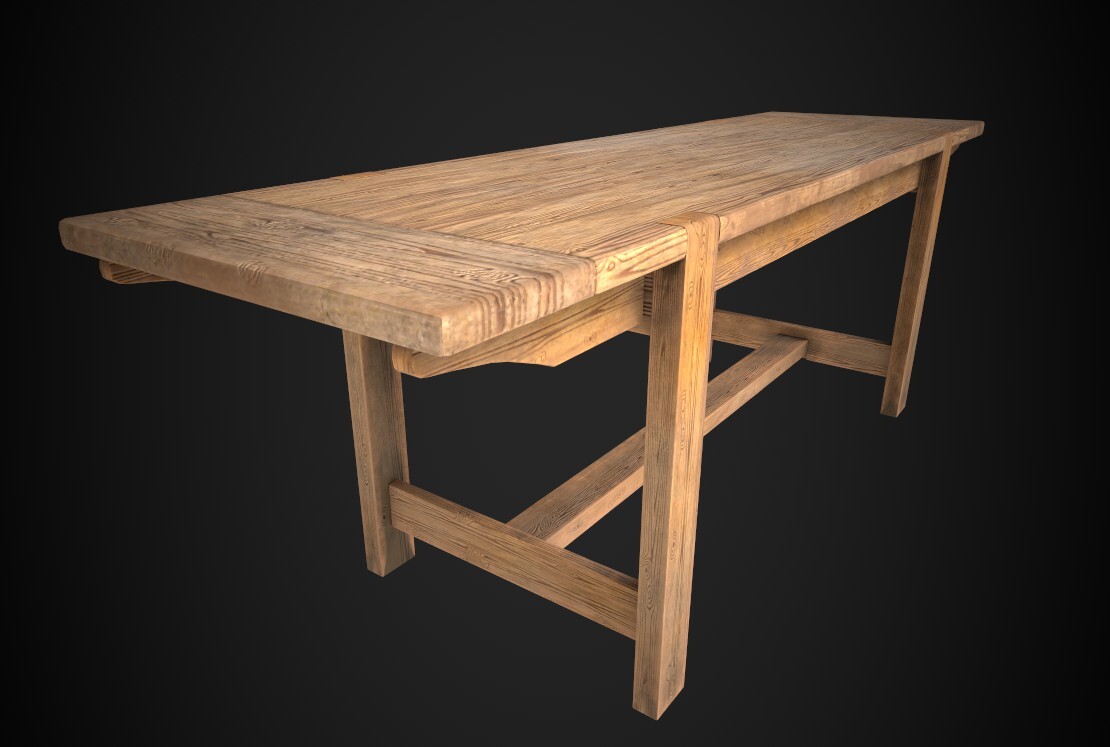 ArtStation - Wooden table