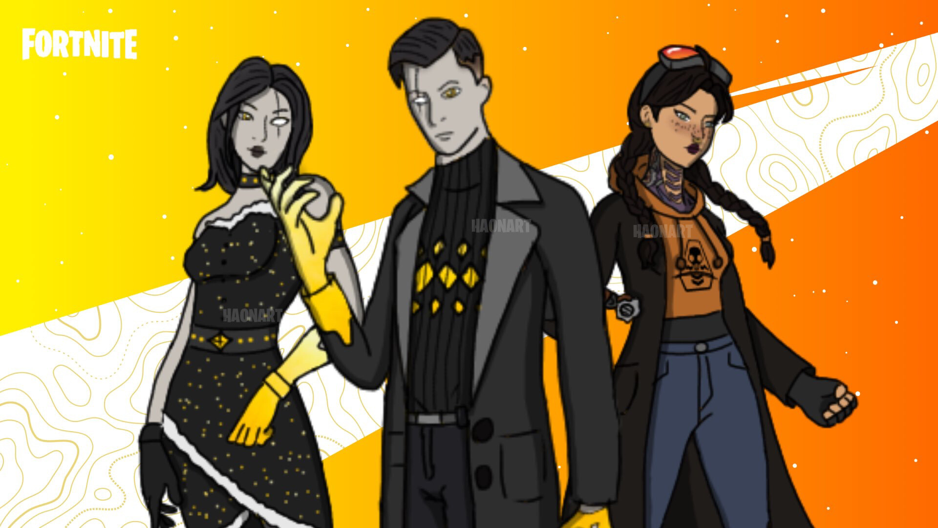 HaonArt - Fortnite Skin Concept | Holidays Agents Set - Part 3