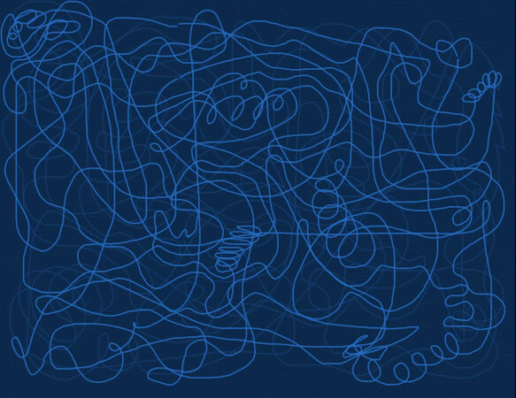 ArtStation - Blue Lines